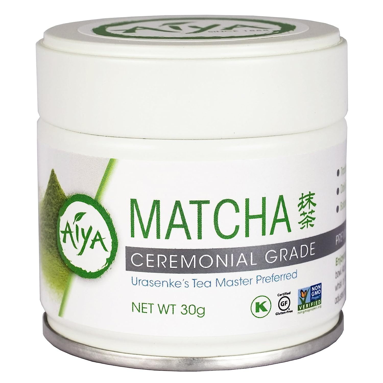 Aiya Authentic Japanese Ceremonial Grade Matcha Green Tea Powder, 30g ...