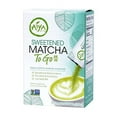 Aiya Japanese Sweetened Matcha to Go Sticks - Ceremonial Grade Matcha ...