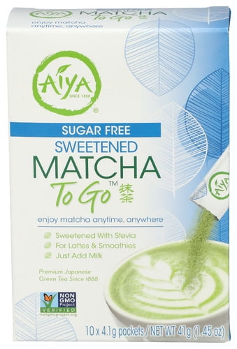 Aiya Matcha To Go Sweet 10 Ct 1.44 oz (Pack of 6) - Walmart.com