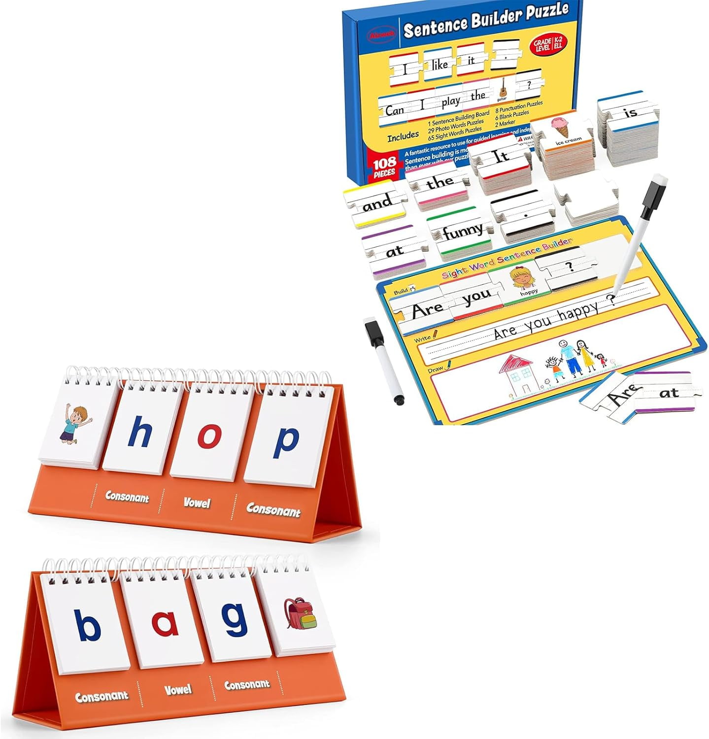 Aizweb Sentence Building,CVC Word Builder,Phonics Games Flash Cards ...
