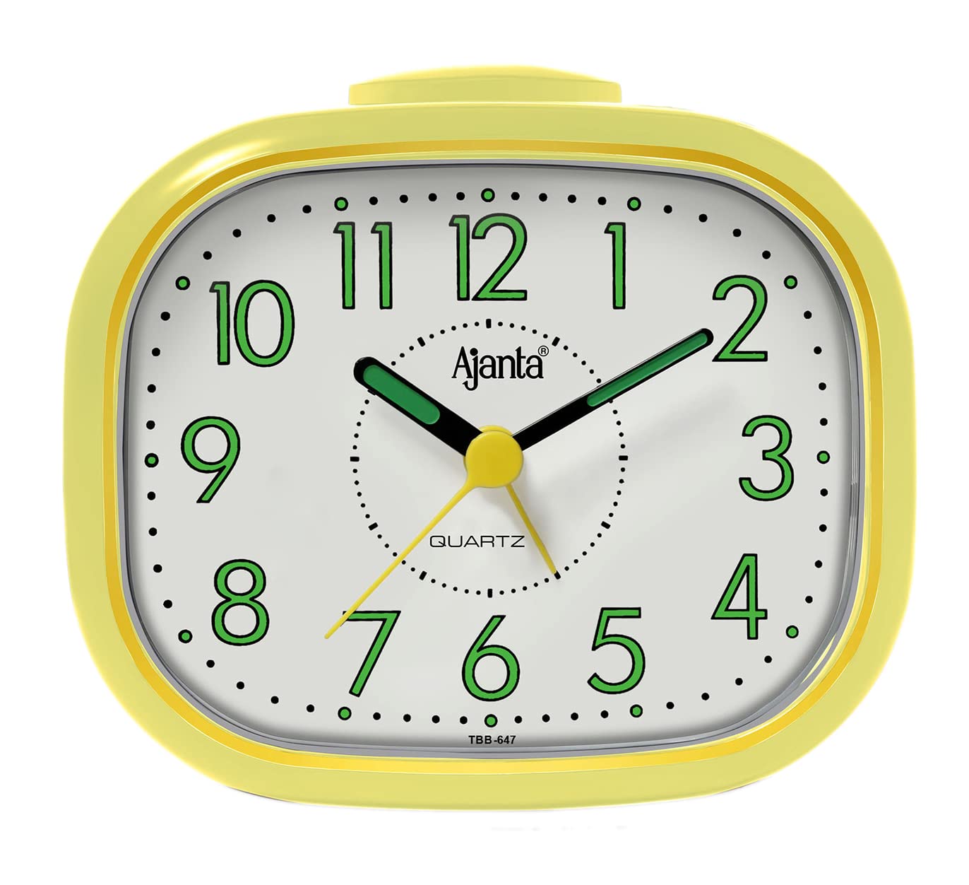 Ajanta Orpat Time Piece Beep Alarm Clock 120X108X60 mm_Small L Yellow ...