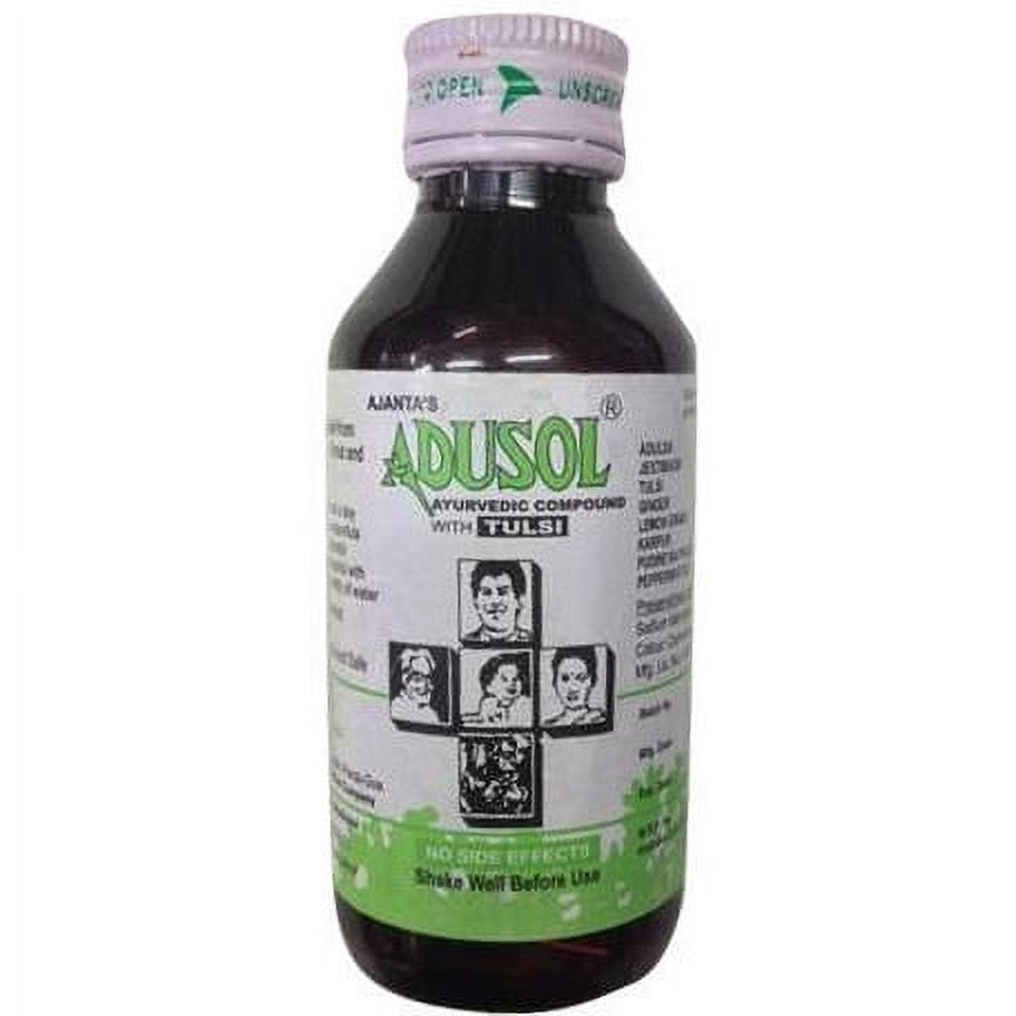 Ajanta's Ayurvedic Adusol With Tulsi - 100 Ml (3.4 Fl Oz) - Walmart.com