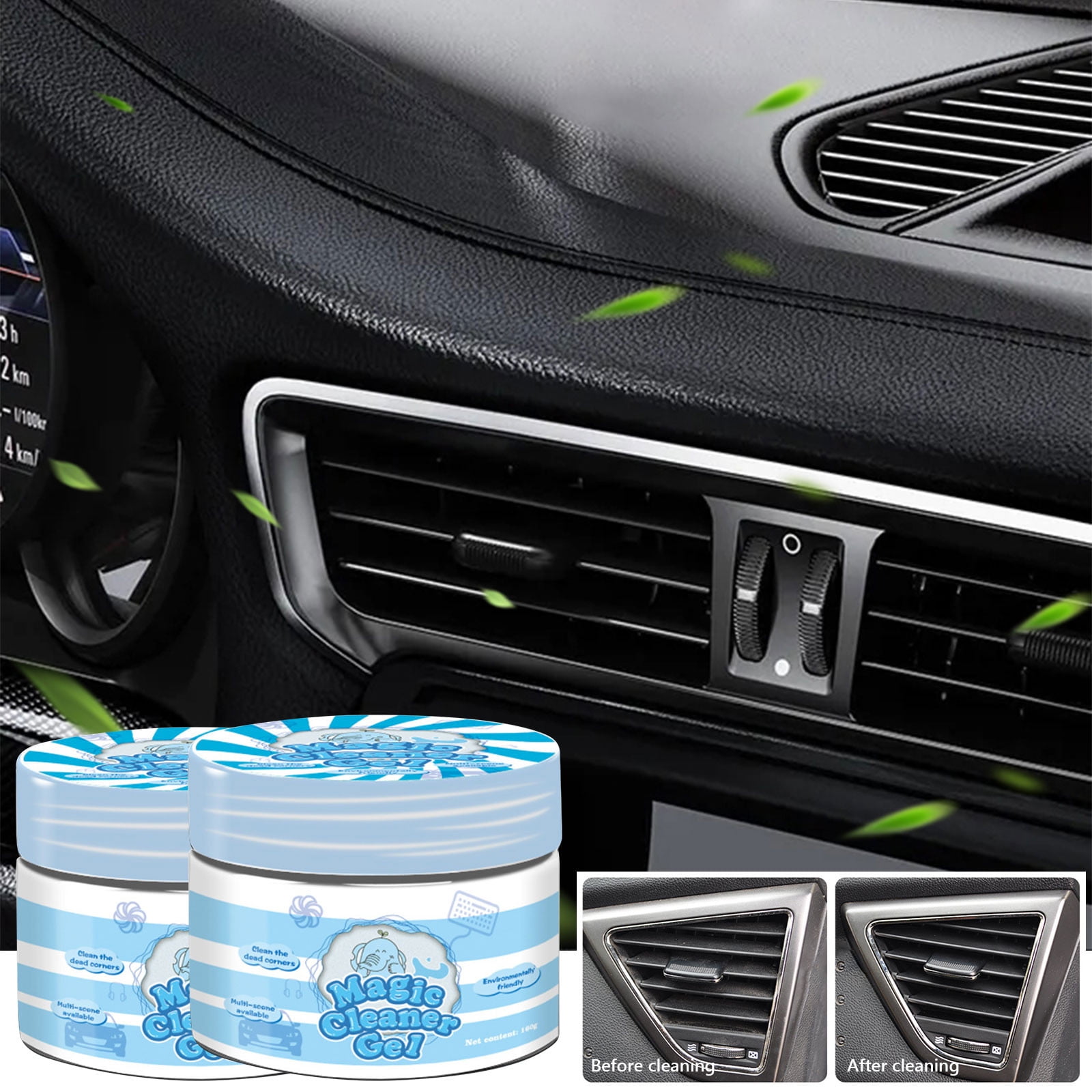 Ajauxi 2Pc Cleaning Gel for Car, Car Vent Cleaner Goo Cleaning Putty ...