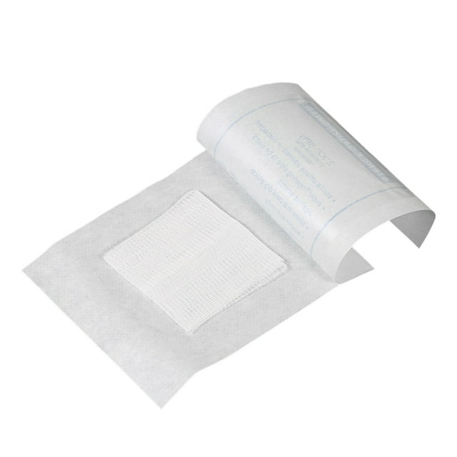 Ajauxi 5x5 Disposable Gauze Swabs Bleeding Stop Sterile Gauzes ...