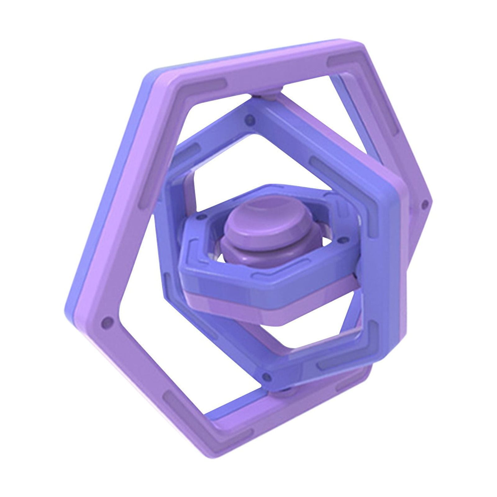 Ajauxi Hexagonal Infinite Flip Finger Stress Reliever Puzzle Fingertip ...