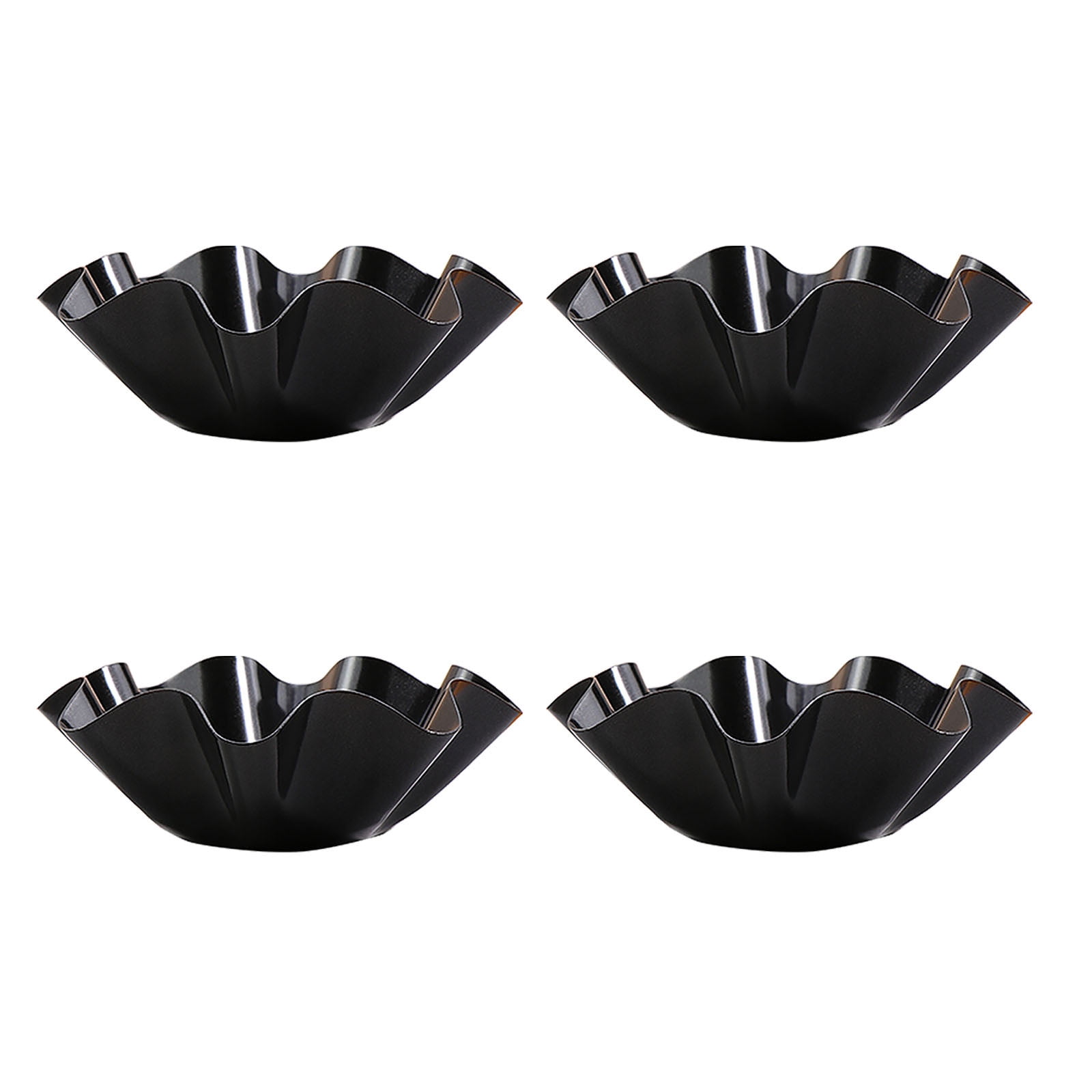Ajauxi Petal Shape Carbon Steel Baking Bowl, Nonstick Mini Tortilla ...