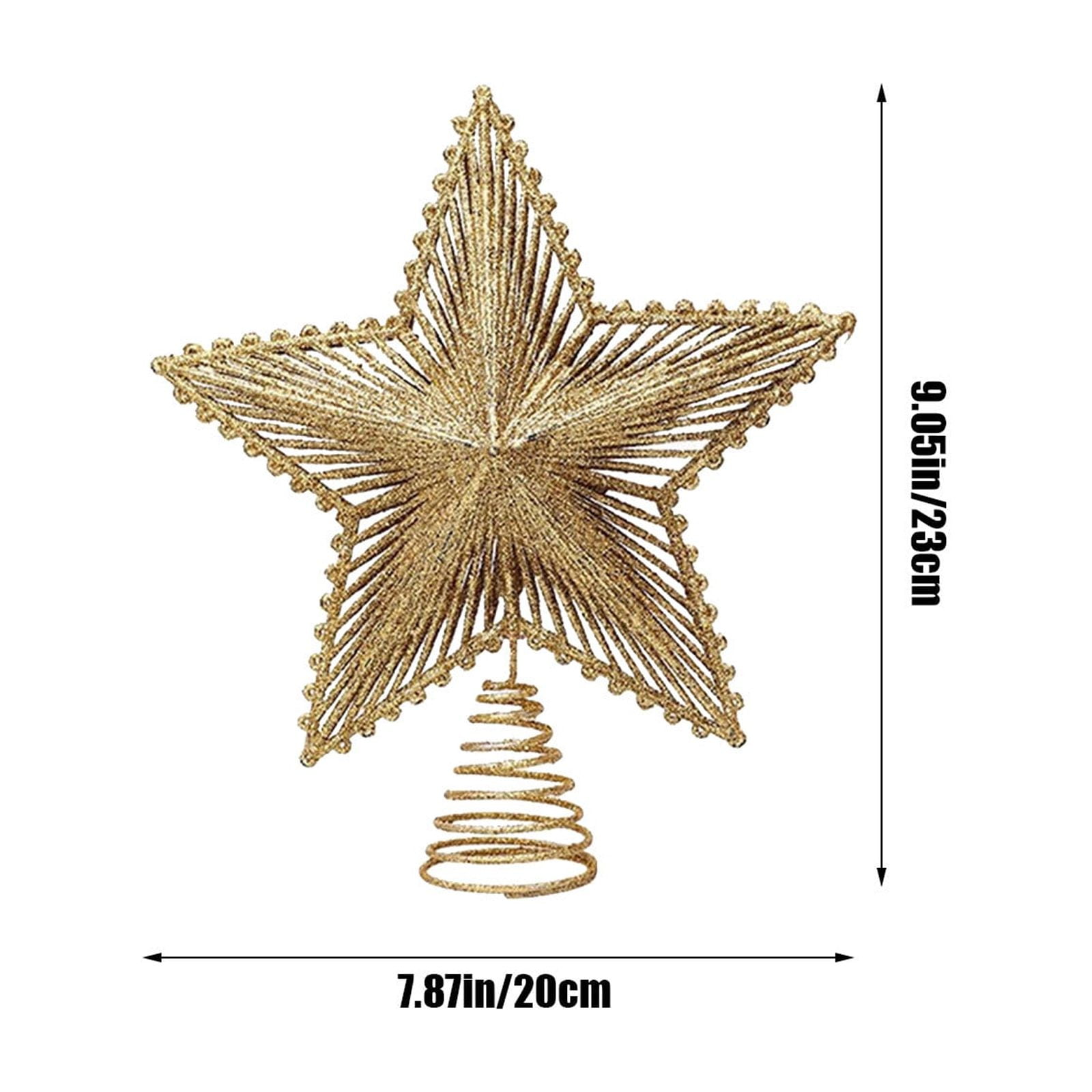 Ajauxi Xmas Topper Treetop Christmas Light for Holiday Tree Decor ...