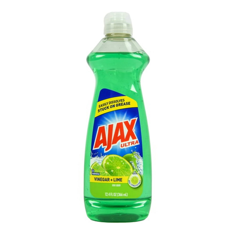 Ajax Dish Liquid, Vinegar Lime, 12.4 Oz, 3 Pack - Walmart.com