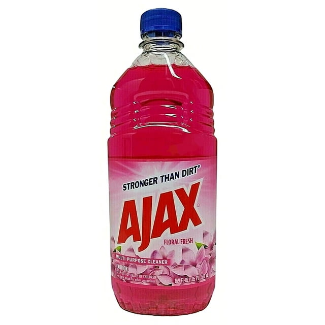 Ajax Floral Fresh Scent Multi-Purpose Cleaner - Stronger Dirt Powered ...