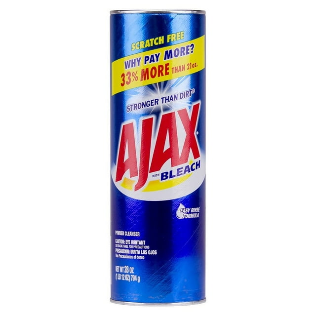 Ajax Multi-Purpose Cleaner, Powder Cleanser with Bleach - 28 oz ...
