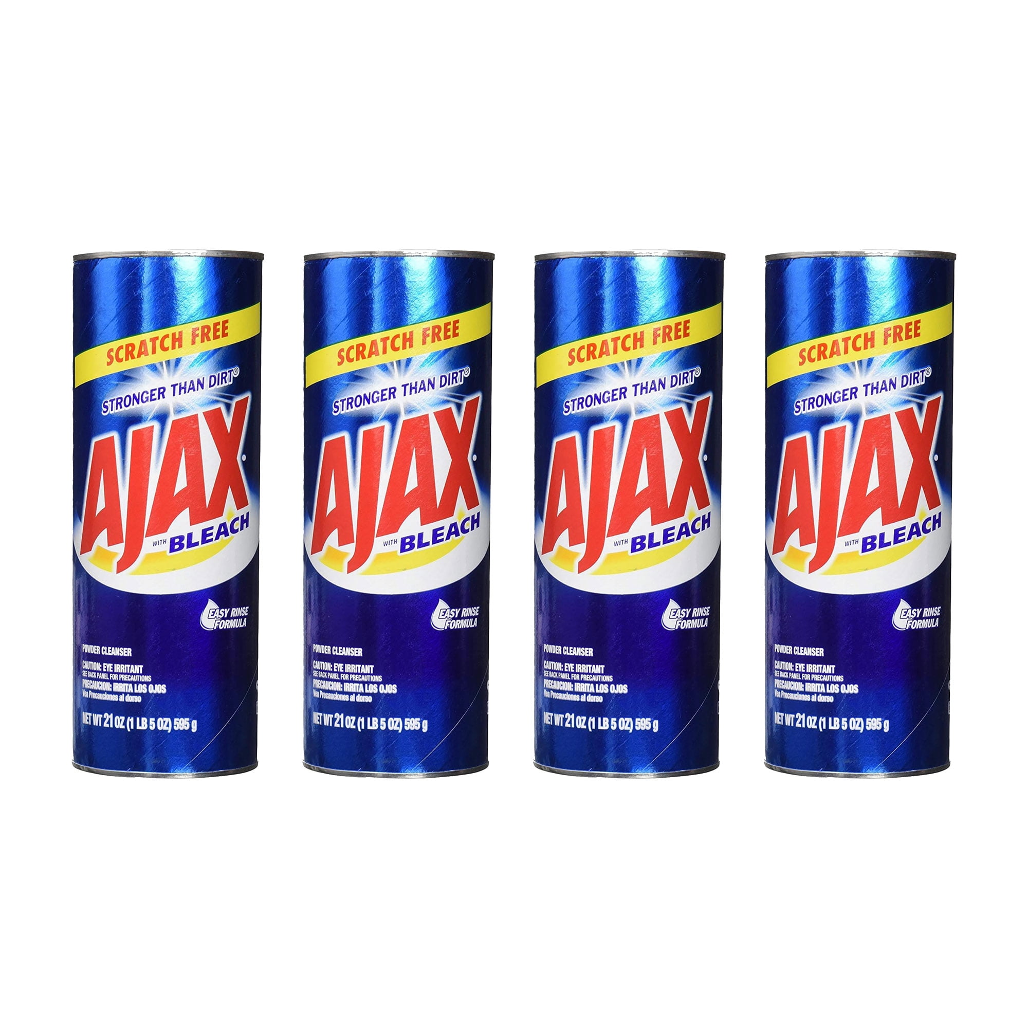 Ajax 21 oz. Powder All-Purpose Cleanser with Bleach (4-Pack) - Walmart.com