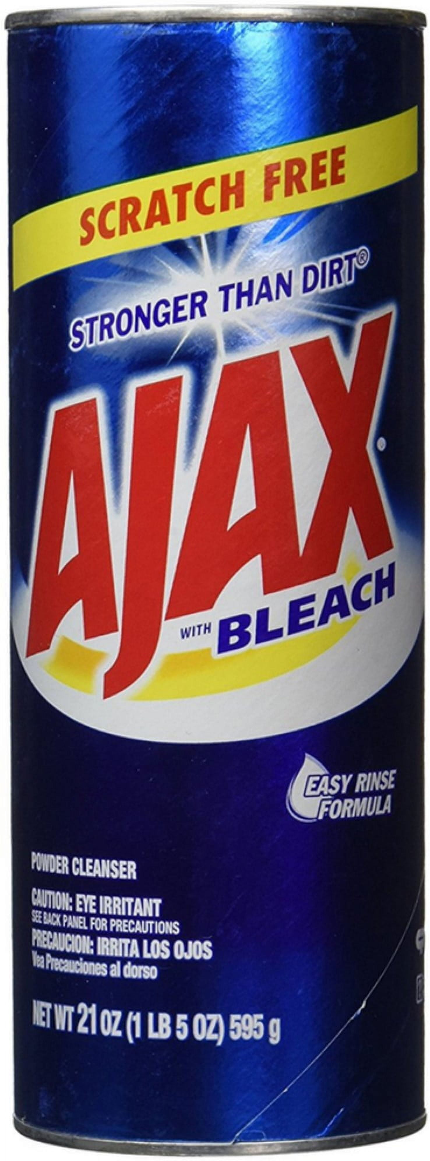 AJAX Powder Cleanser with Bleach, Multi-Purpose Cleaner, 21 oz ...