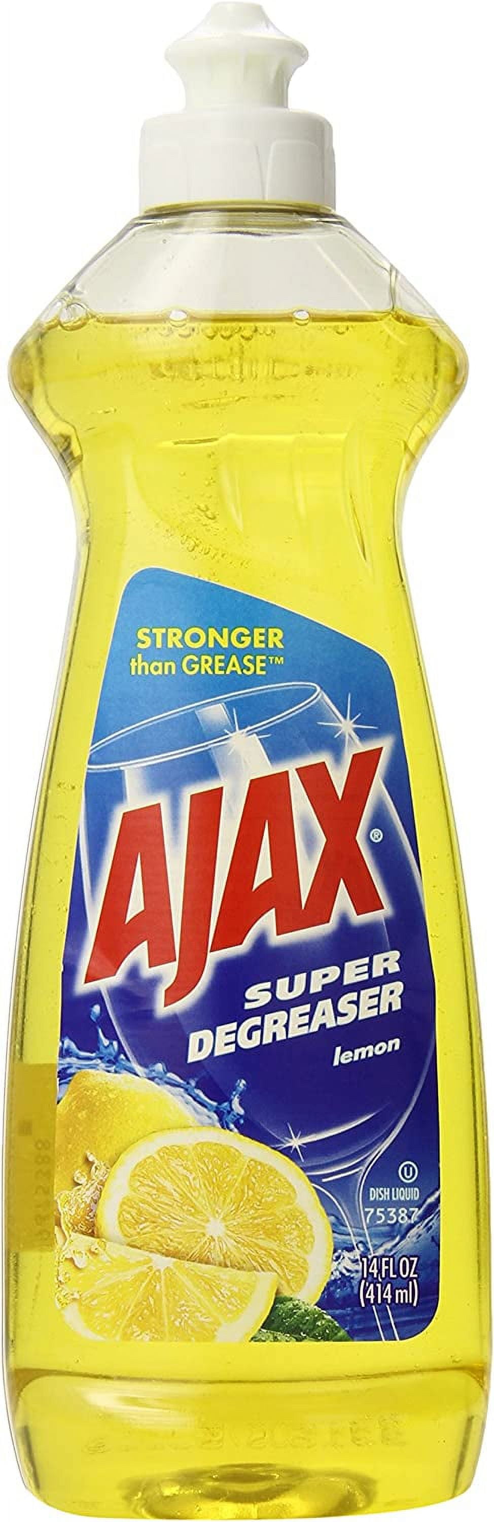 Ajax Super Degreaser Dish Liquid, Lemon, 14 Fluid Ounce - Walmart.com