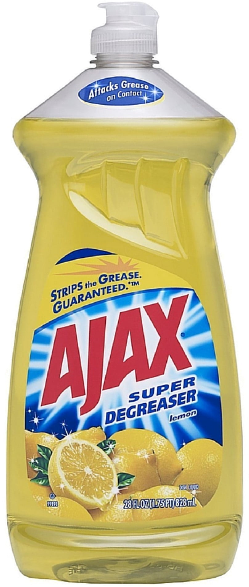 Ajax Super Degreaser Dish Liquid, Lemon 28 oz (Pack of 4) - Walmart.com