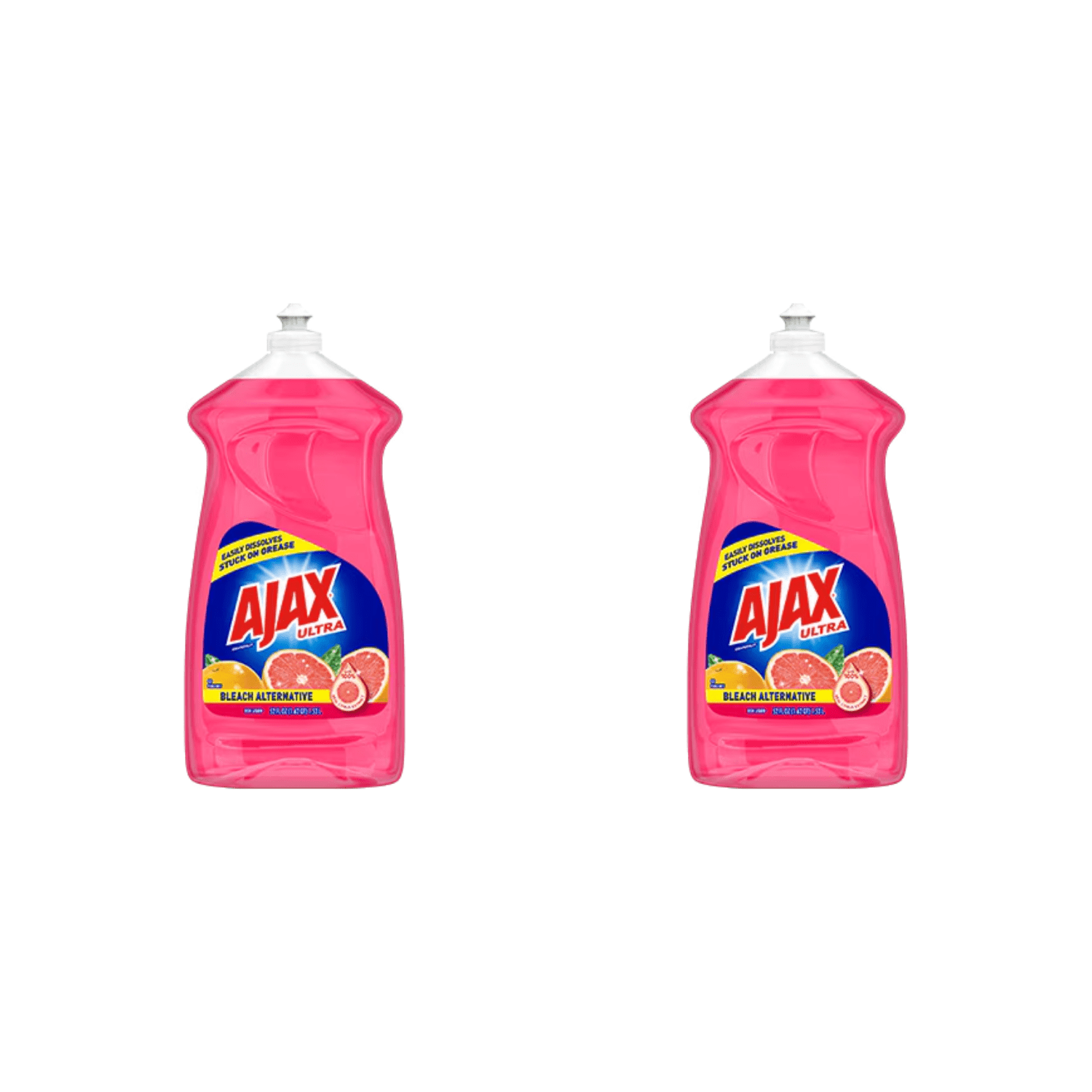Ajax Ultra Bleach Alternative Ruby Red Grapefruit ( 52 fl oz x 2 )- 2 ...