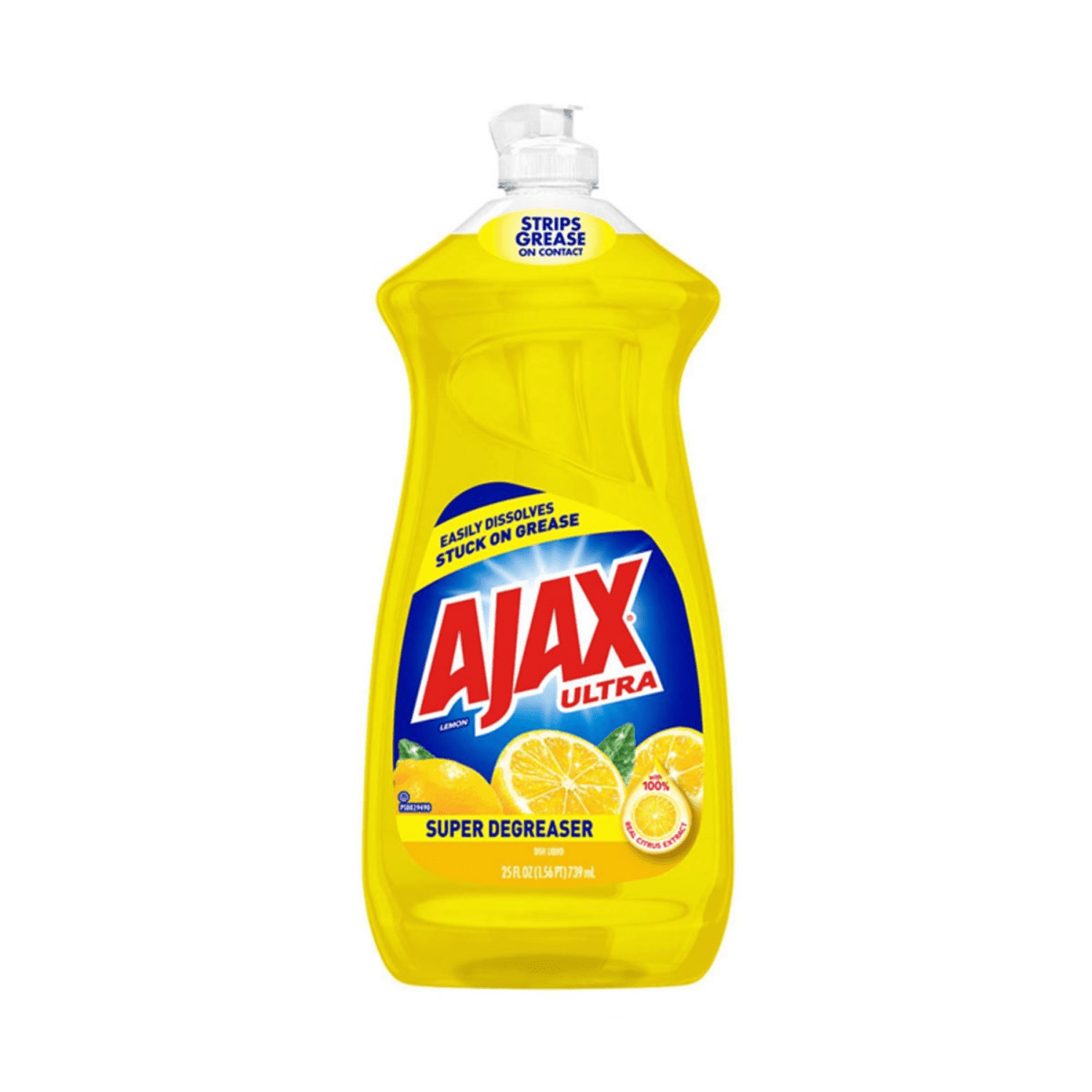 Ajax Ultra Lemon Dish Liquid 25oz – 1 Pack bottle - Walmart.com