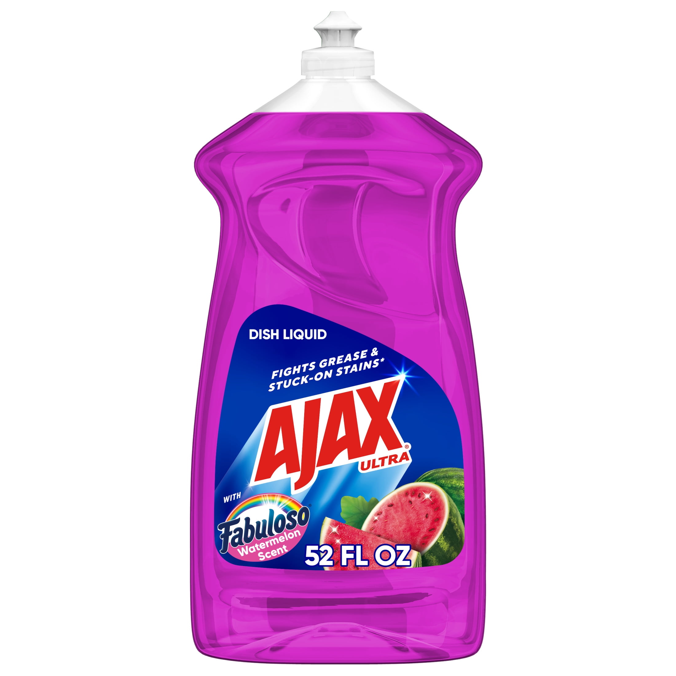 Ajax Ultra Liquid Dish Soap with Fabuloso Watermelon Scent, Fights ...