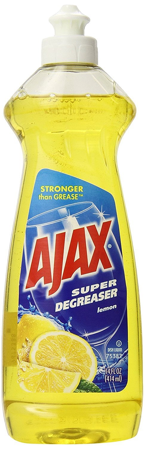 Ajax Ultra Triple Action Liquid Dish Soap, Lemon - 12.6 fluid ounce ...