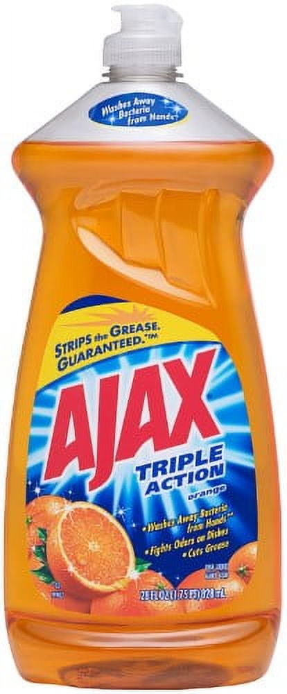 Ajax Ultra Triple Action Liquid Dish Soap Orange - 28 fl oz (Pack of 8 ...