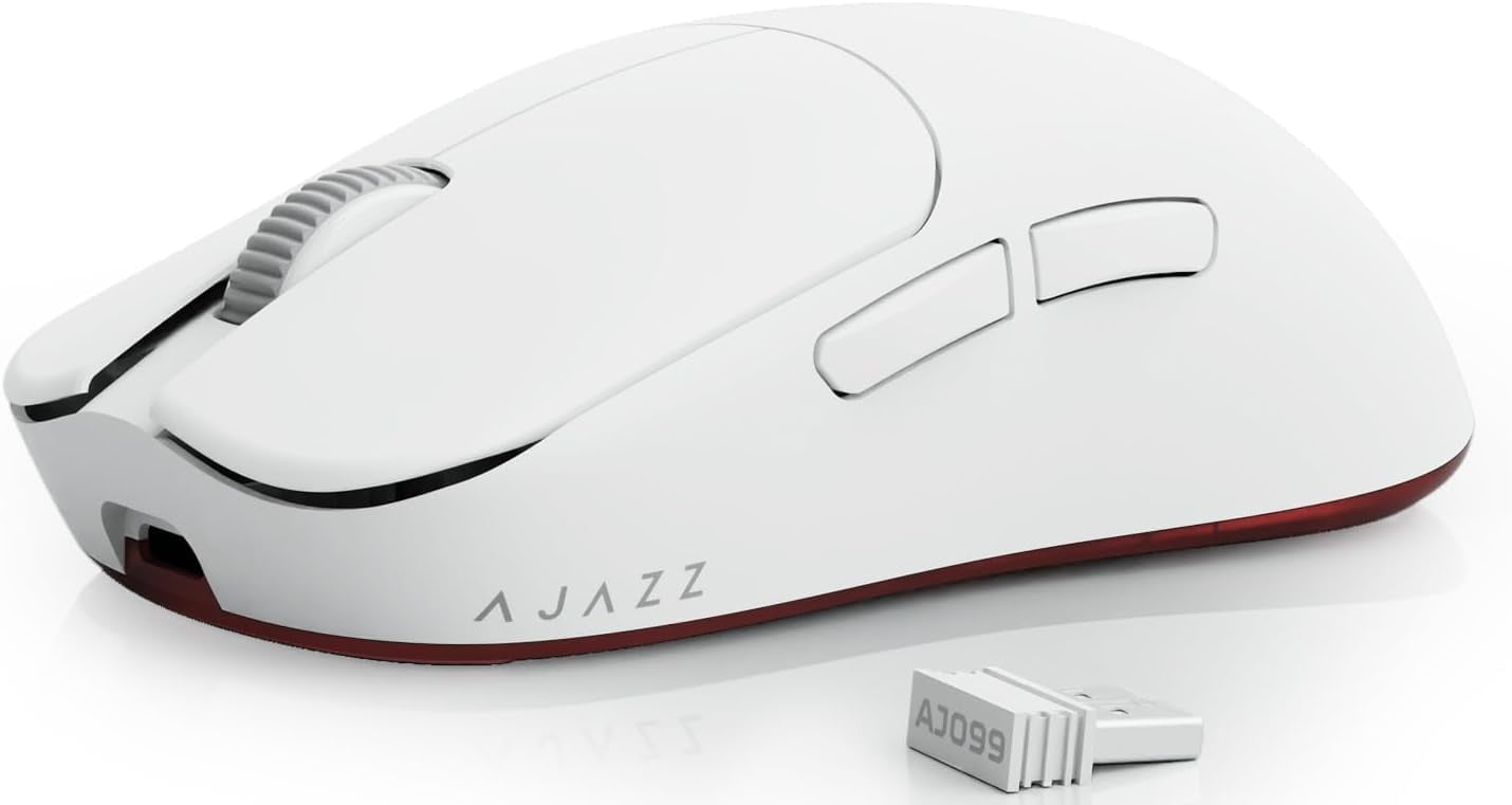 Ajazz AJ099 Superlight Wireless Gaming Mouse, Ergonomic 54g Ultra ...