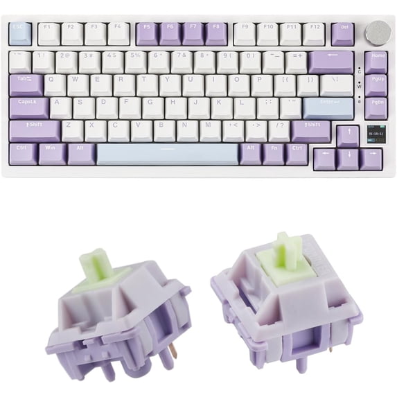 Ajazz AK820 75% Mechanical Keyboard, Gasket-Mounted Gaming Keyboard ...