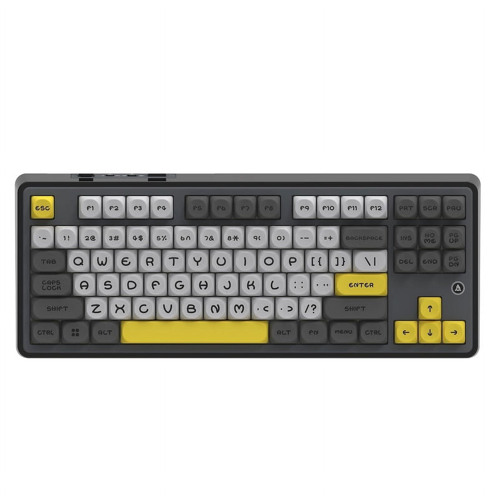 Ajazz AK870 Gasket-Mounted MOA keycaps Wireless Gaming Keyboard, 87 ...