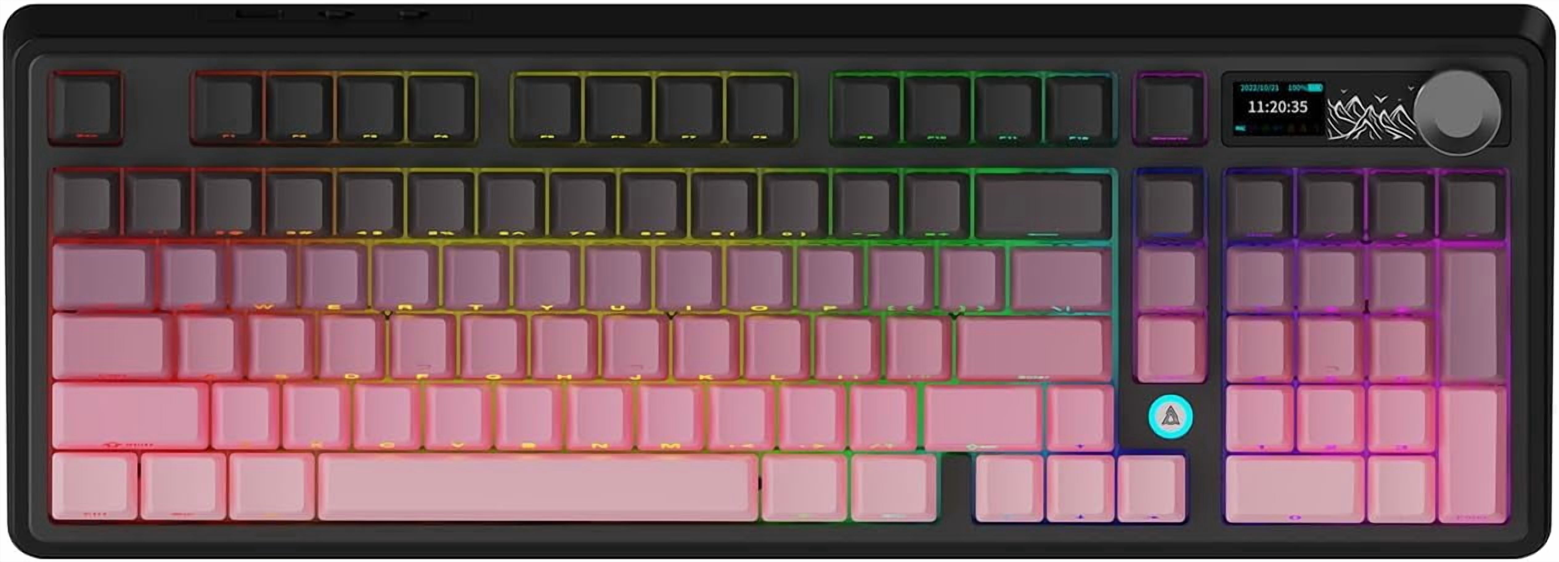 Ajazz AK980 Gaming Machanical Keyboard Full Size Gasket Mount Triple ...