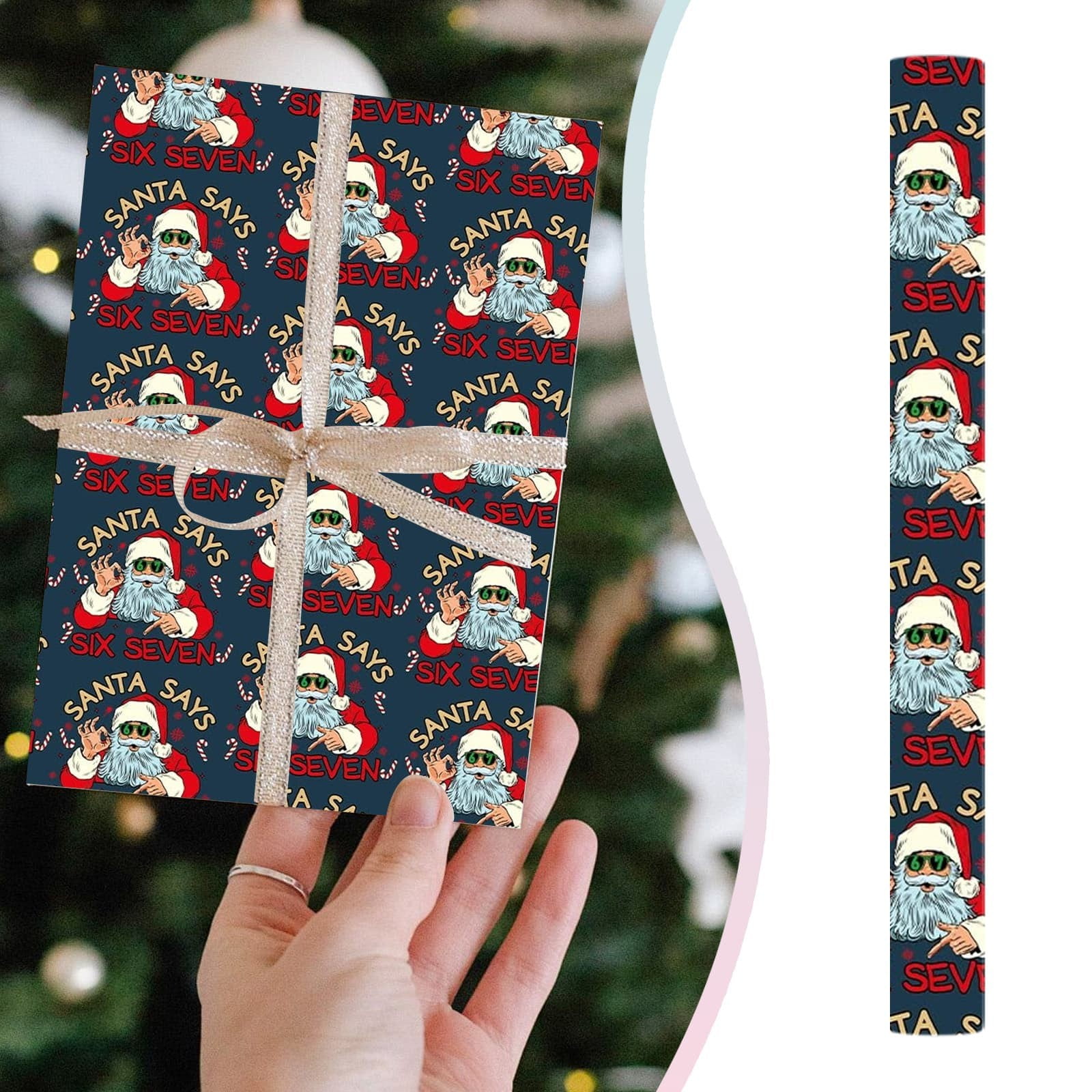 Ajhhao 6 7 Wrapping Paper Christmas Gift Wrapping Paper Christmas ...