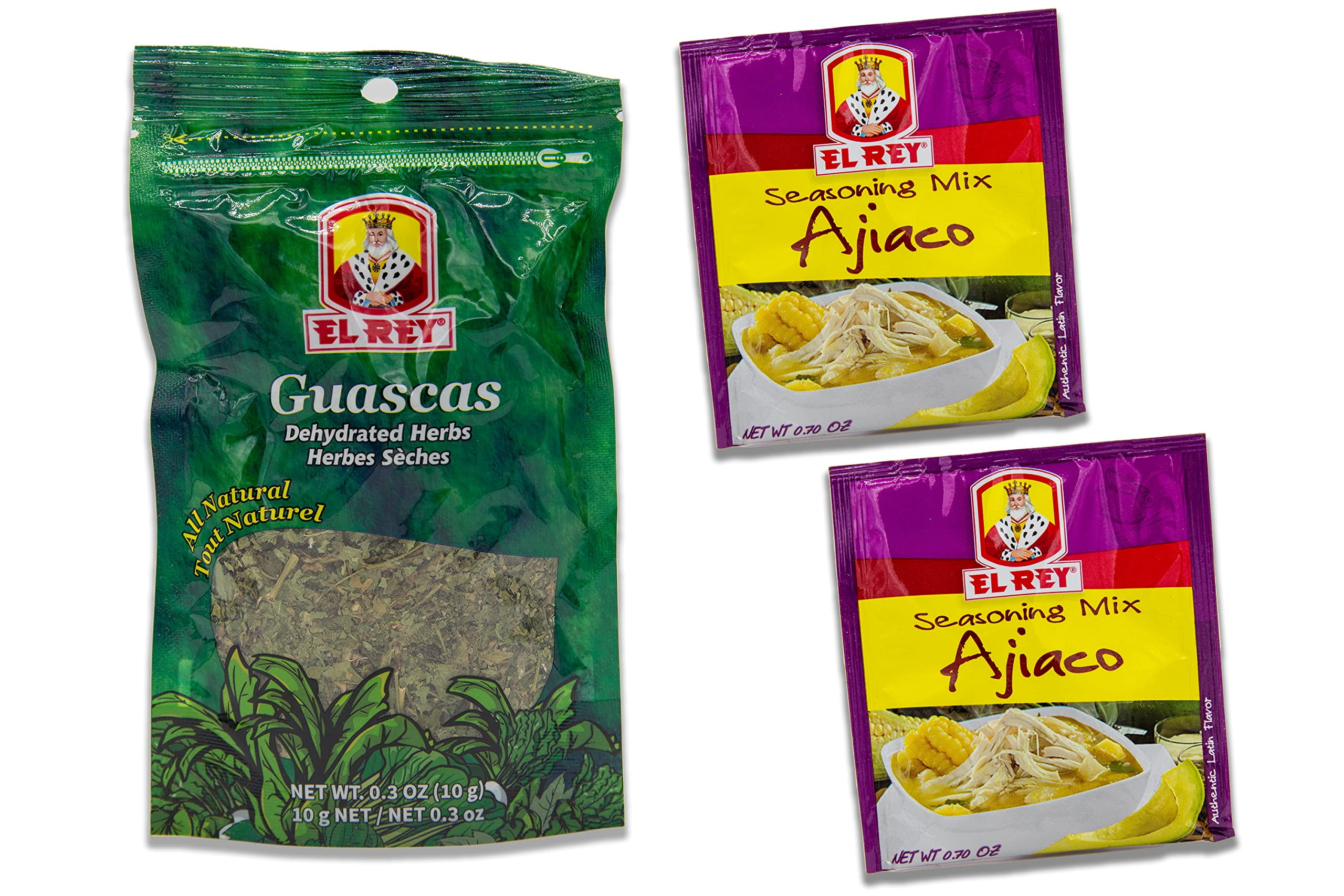 Ajiaco Soup Seasoning Bundle El Rey Guascas & Ajiaco Base (1 Guascas 0 ...
