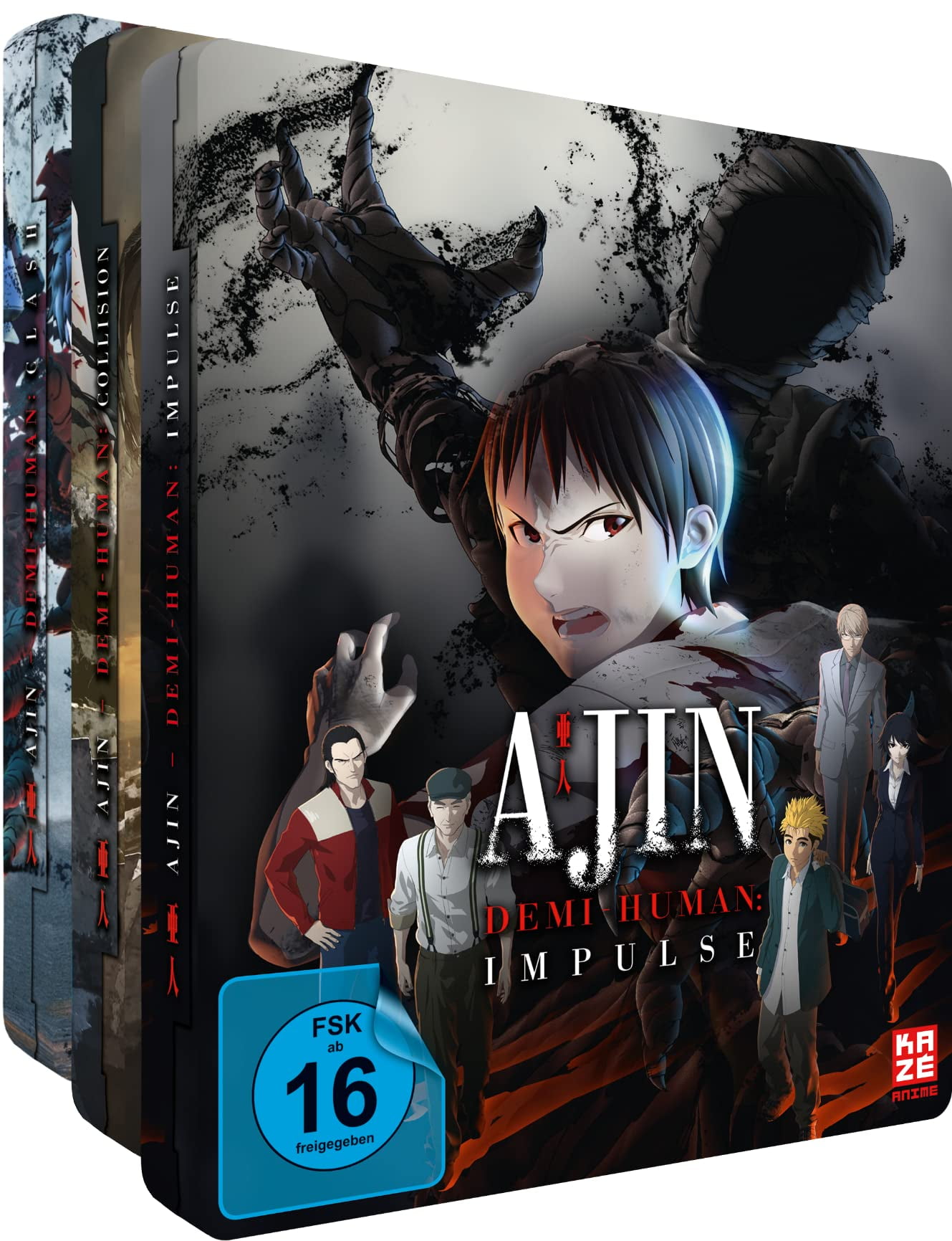 Ajin: Demi-Human - Movie-Trilogie 1-3 - Gesamtausgabe - Steelcase (Blu ...