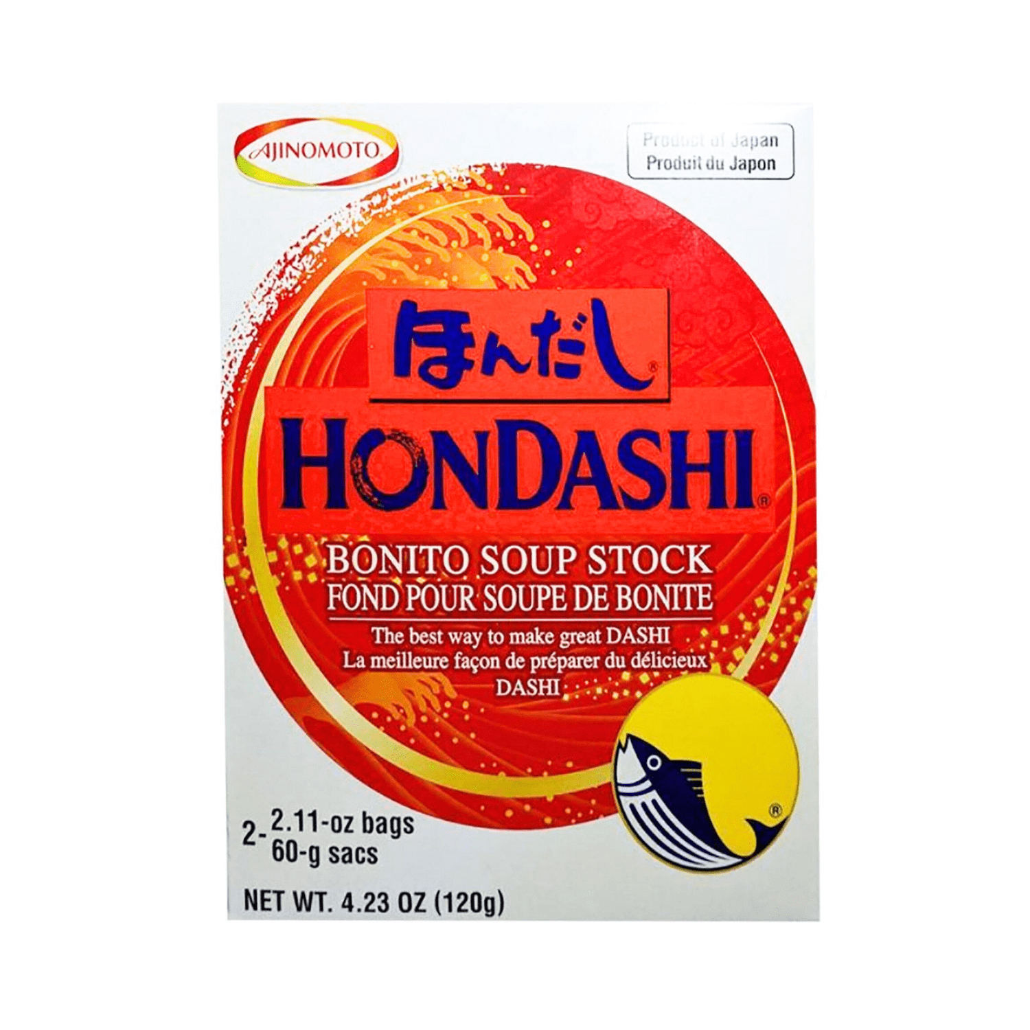 Ajinomoto Bonito Hondashi Soup Stock, 4.23 oz, Umami Seasoning for ...