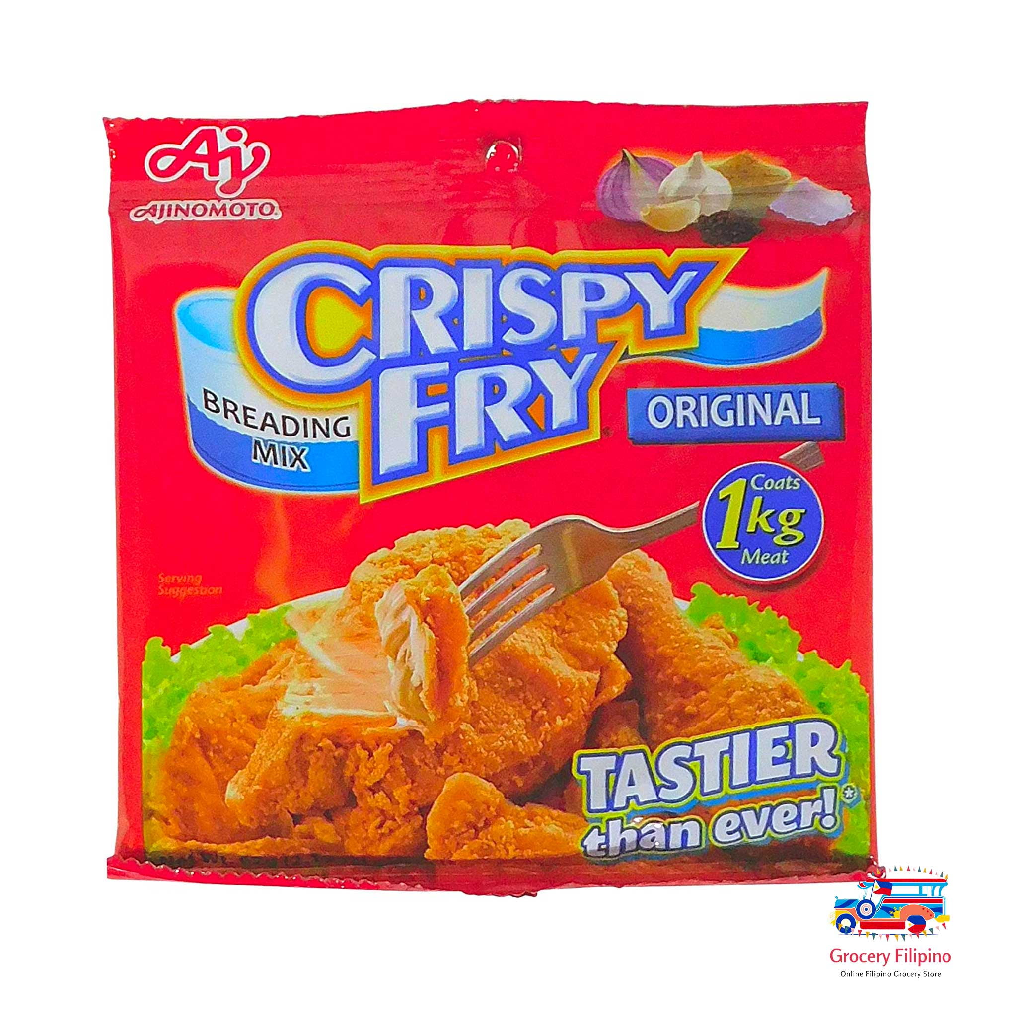 Ajinomoto Crispy Fry Original Breading Mix, 62g, Frying Mix for Meat ...
