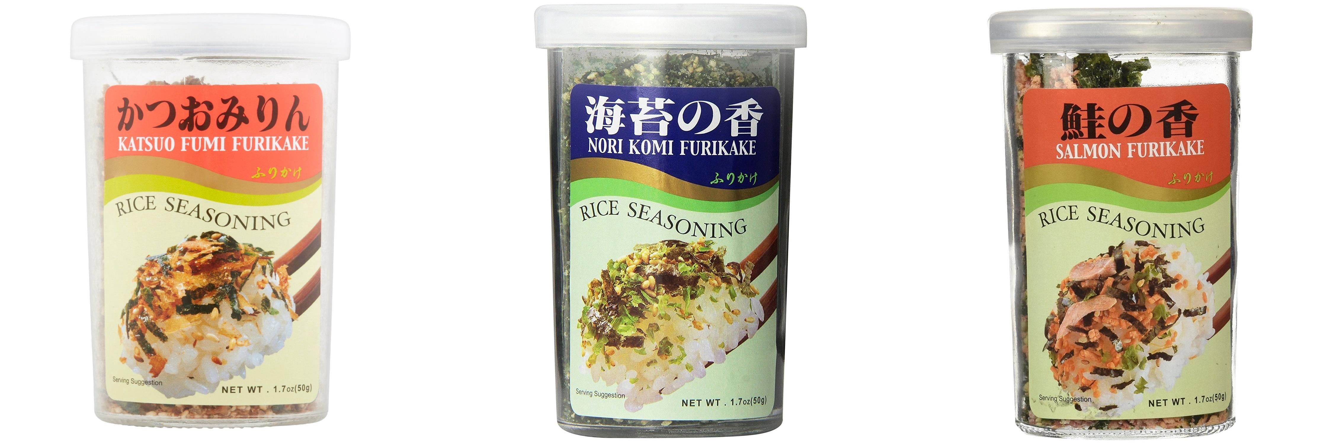 Ajishima JFC Rice Seasoning Fumi Furikake 3 Flavor Mixed Bundle (Katsuo ...