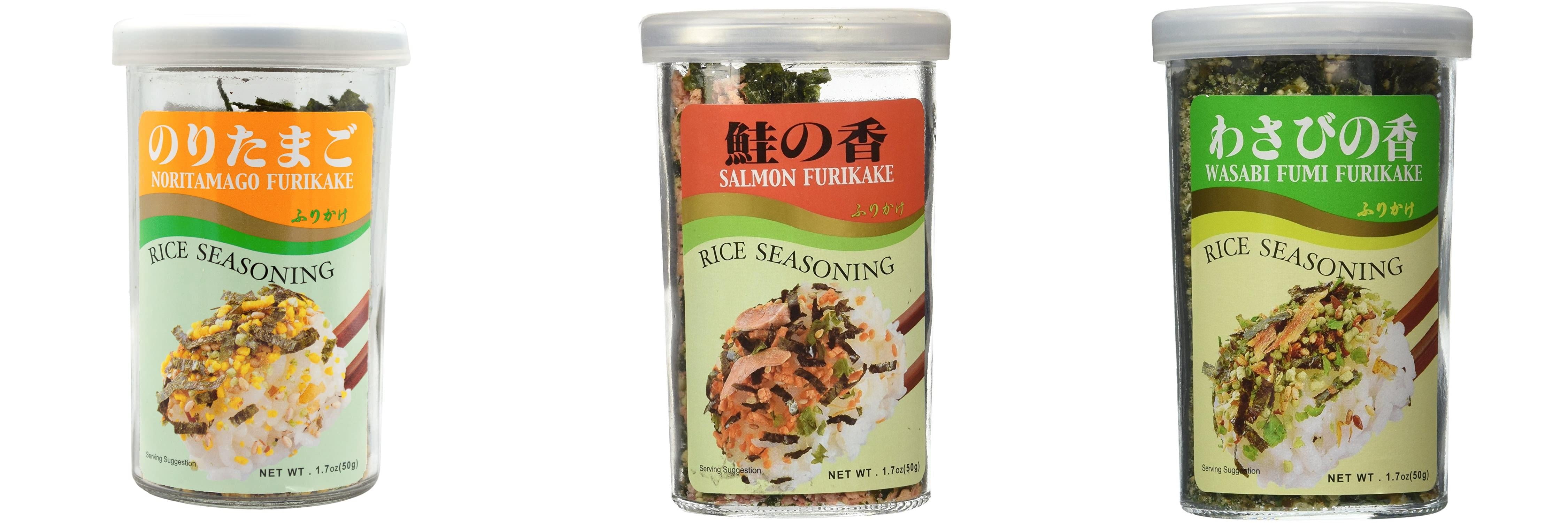 Ajishima JFC Rice Seasoning Fumi Furikake 3 Flavor Mixed Bundle ...