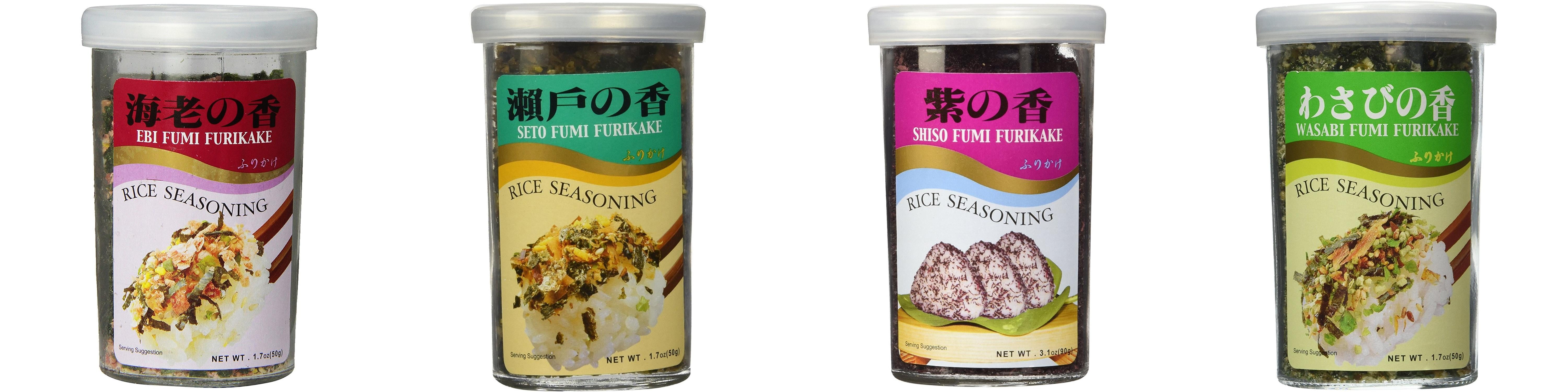 Ajishima JFC Rice Seasoning Fumi Furikake 4 Flavor Mixed Bundle (EBI ...