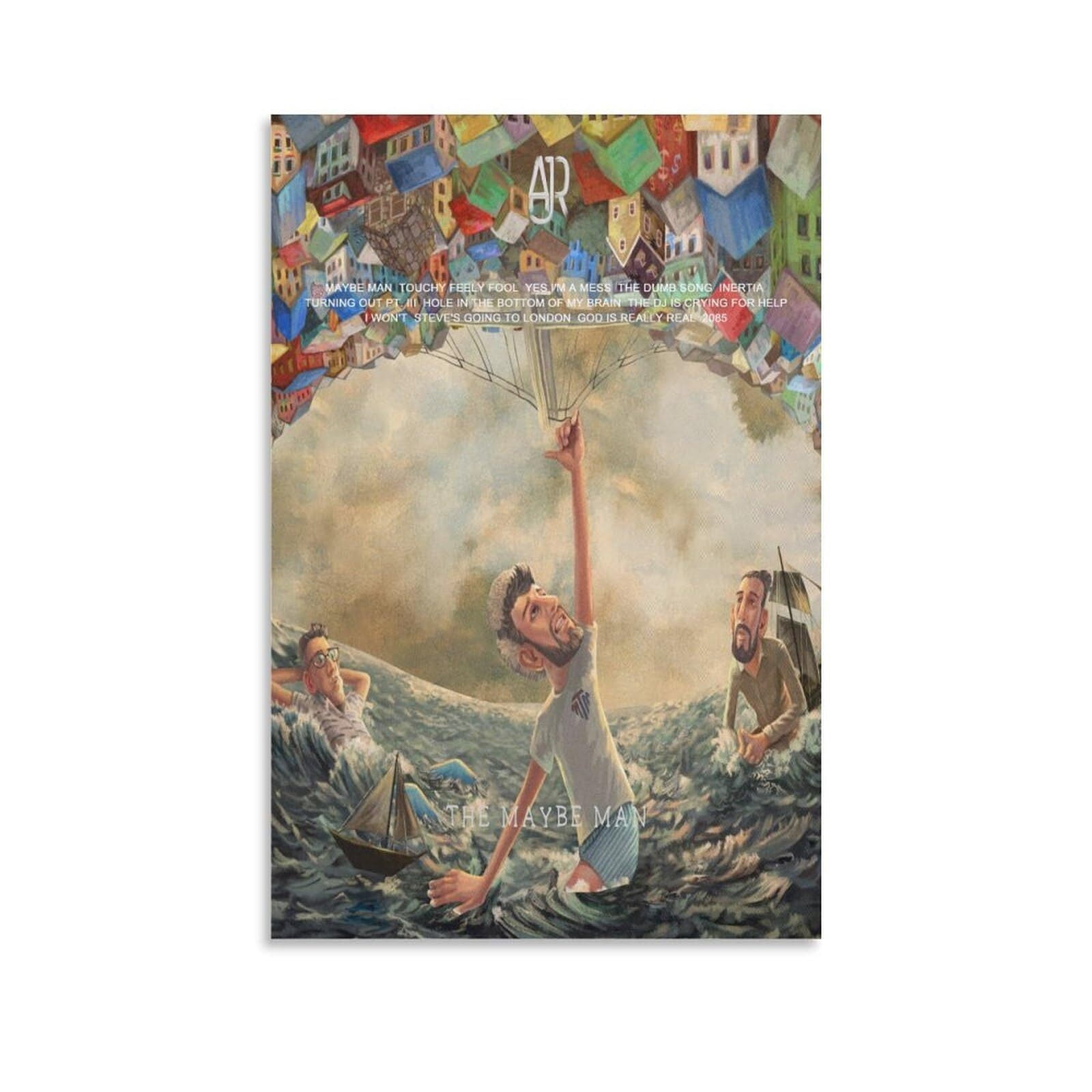 Ajr The Maybe Man 2 Canvas Poster Wall Decorative Art Painting Living ...