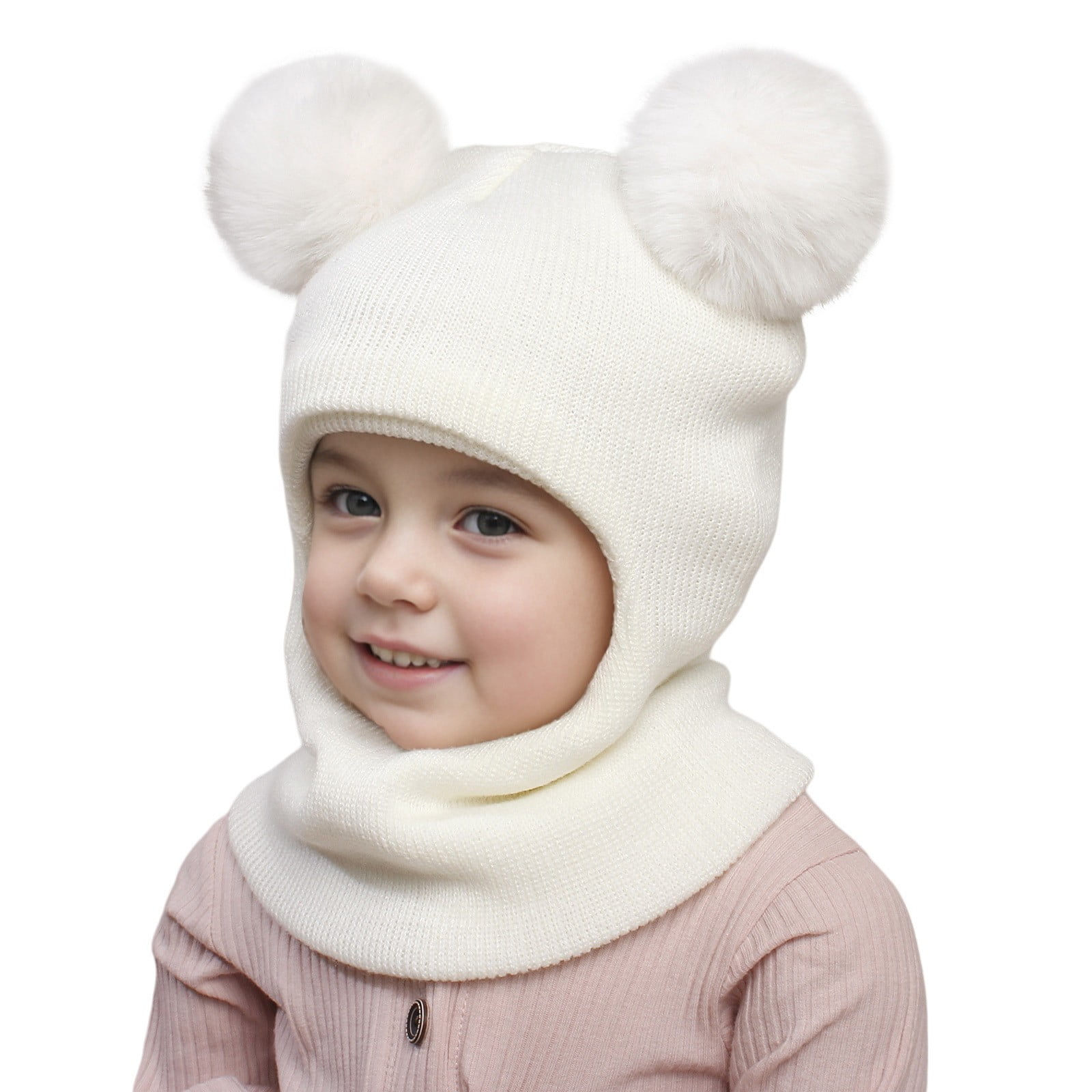 Ajshakl Beanies Hats Children, Baby Winter Hat Scarf Set Toddler Beanie ...