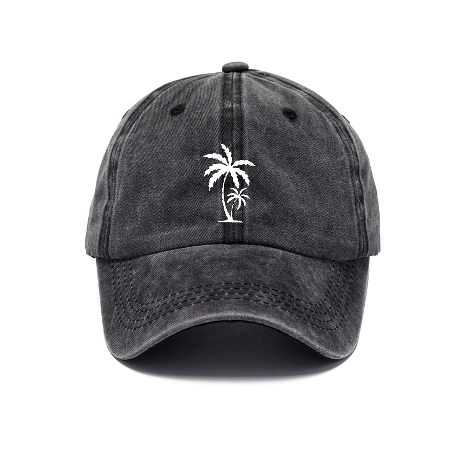 Ajshakl Black Baseball Cap, Distressed Baseball Cap Dad Hats for Men ...