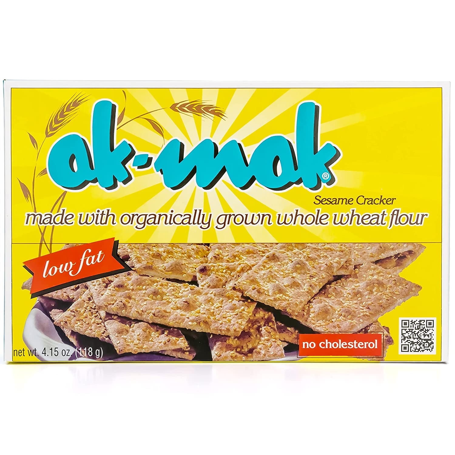 Ak-Mak Sesame Cracker 4.15 oz Pack of 4 - Walmart.com