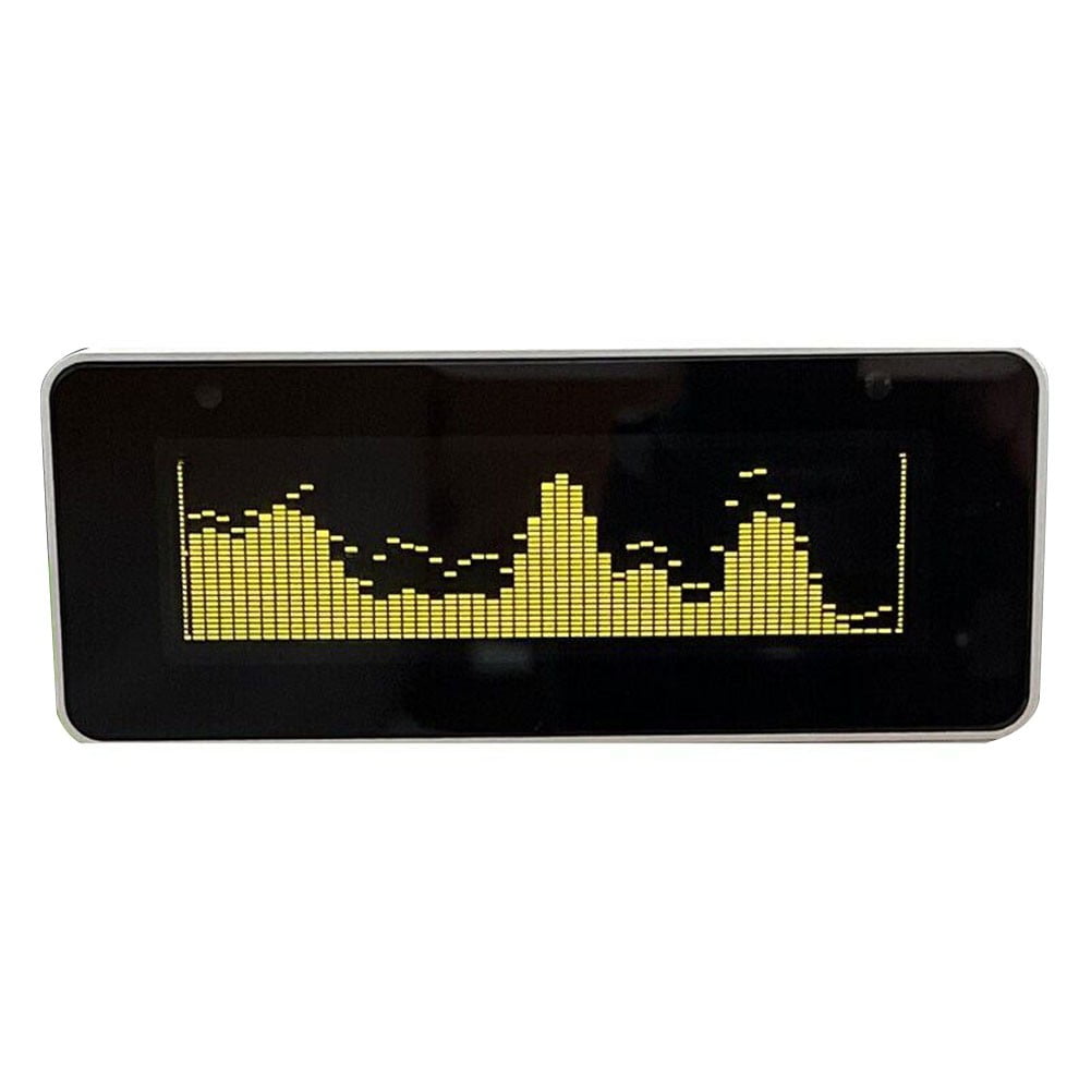 Ak25664_V2.0 Music Spectrum Display Rhythm Light Desktop Clock W ...