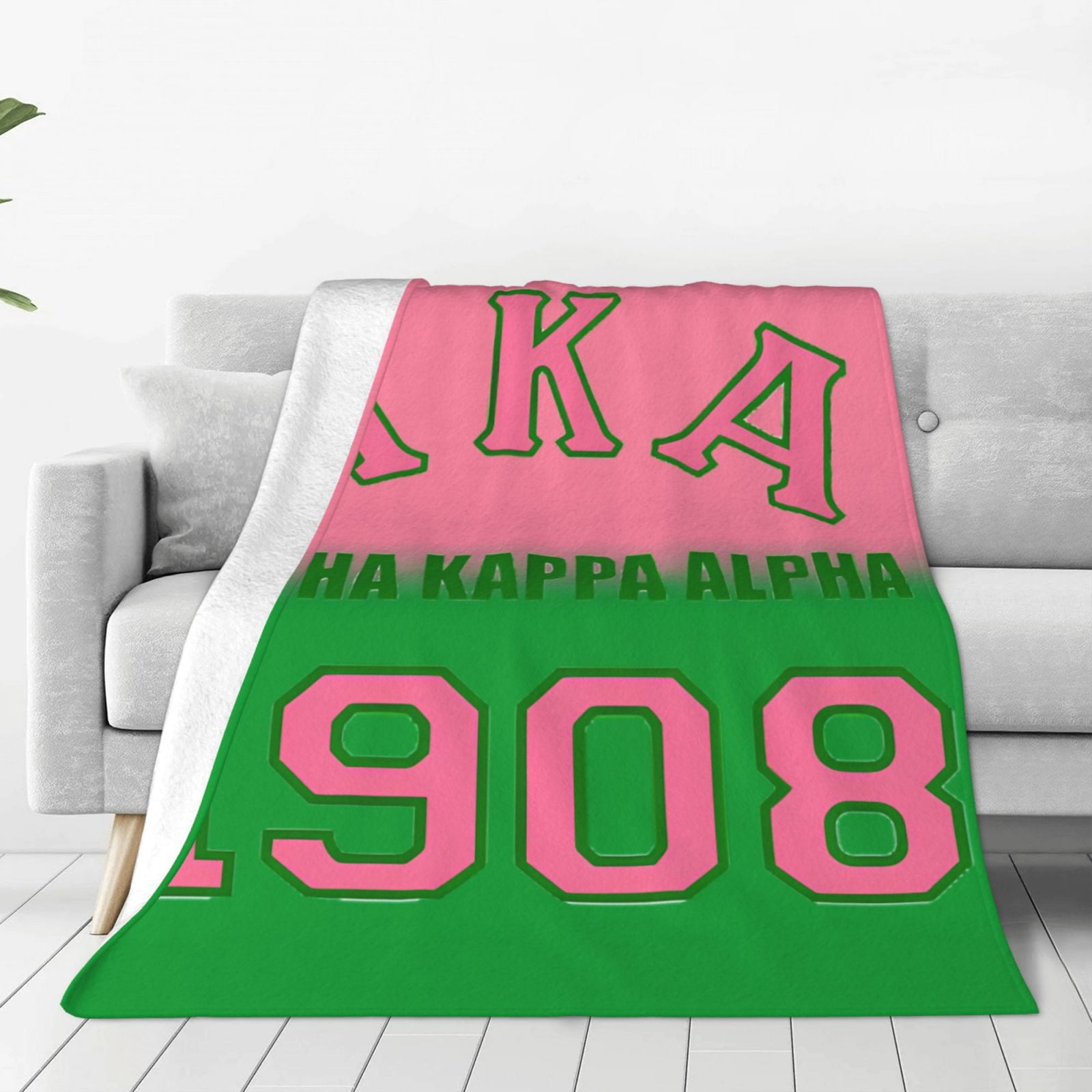 Aka Sorority Fashion Funny Cartoon Anime Bedding Fleece Throw Blanket ...