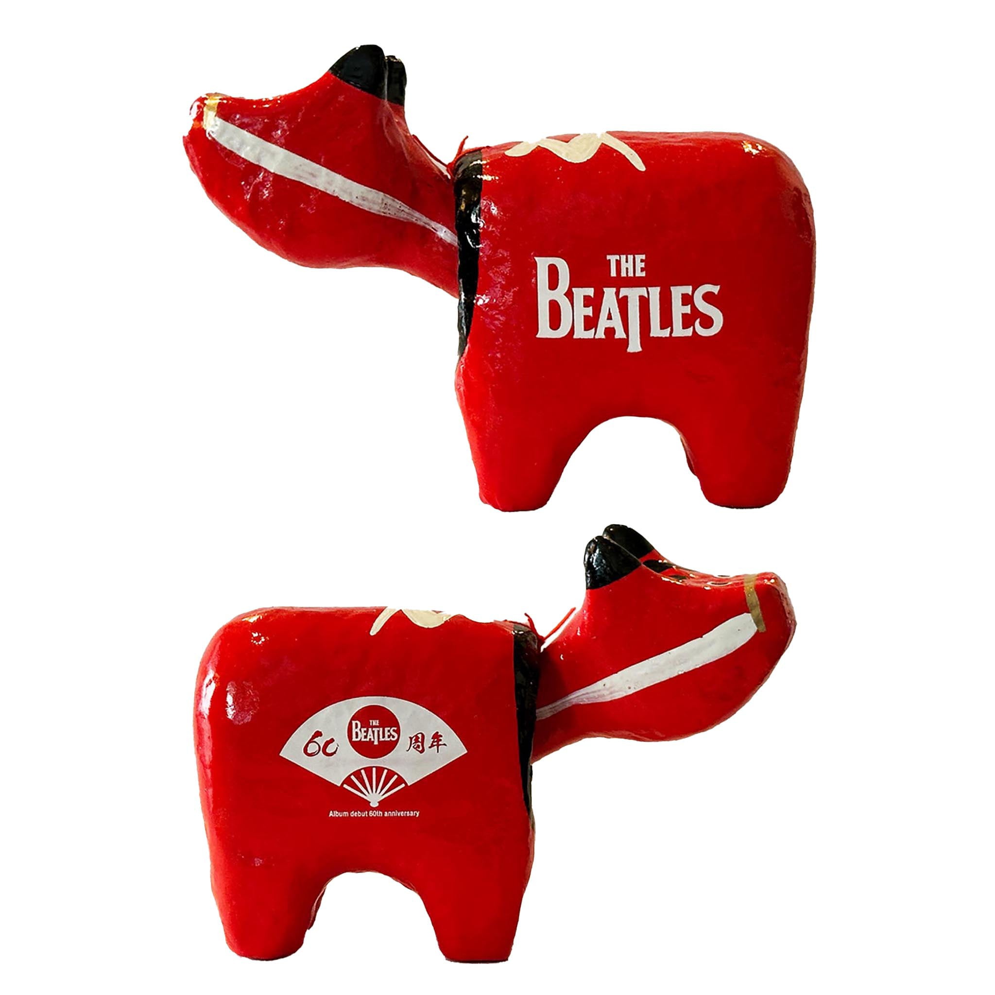 Akabeko, Japanese Lucky Cow Figurine - The Beatles × Japanese ...