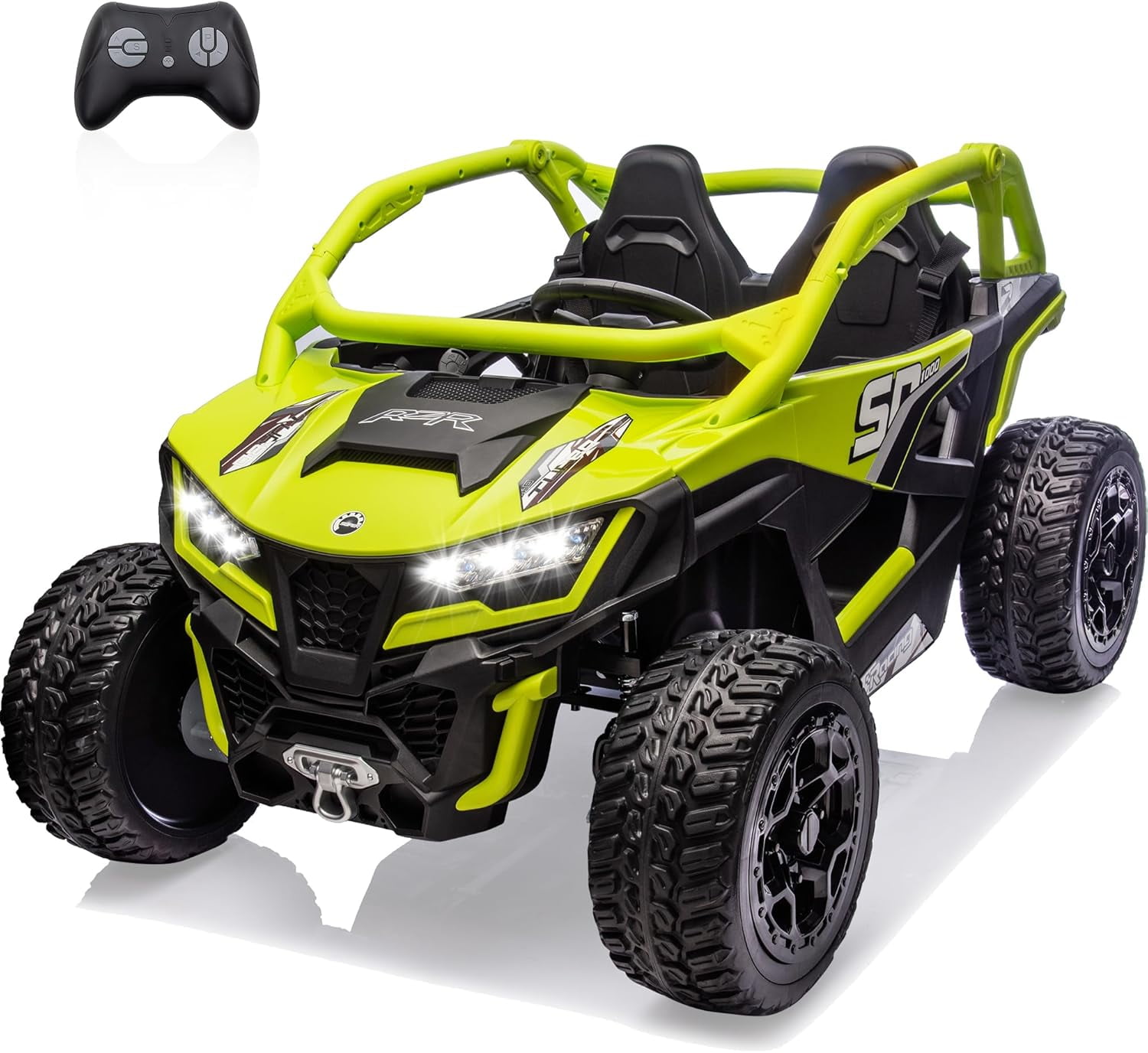 Akaber 24V 10AH 2 Seater Power of Wheels for Big Kids, 21" 4WD/AWD ...