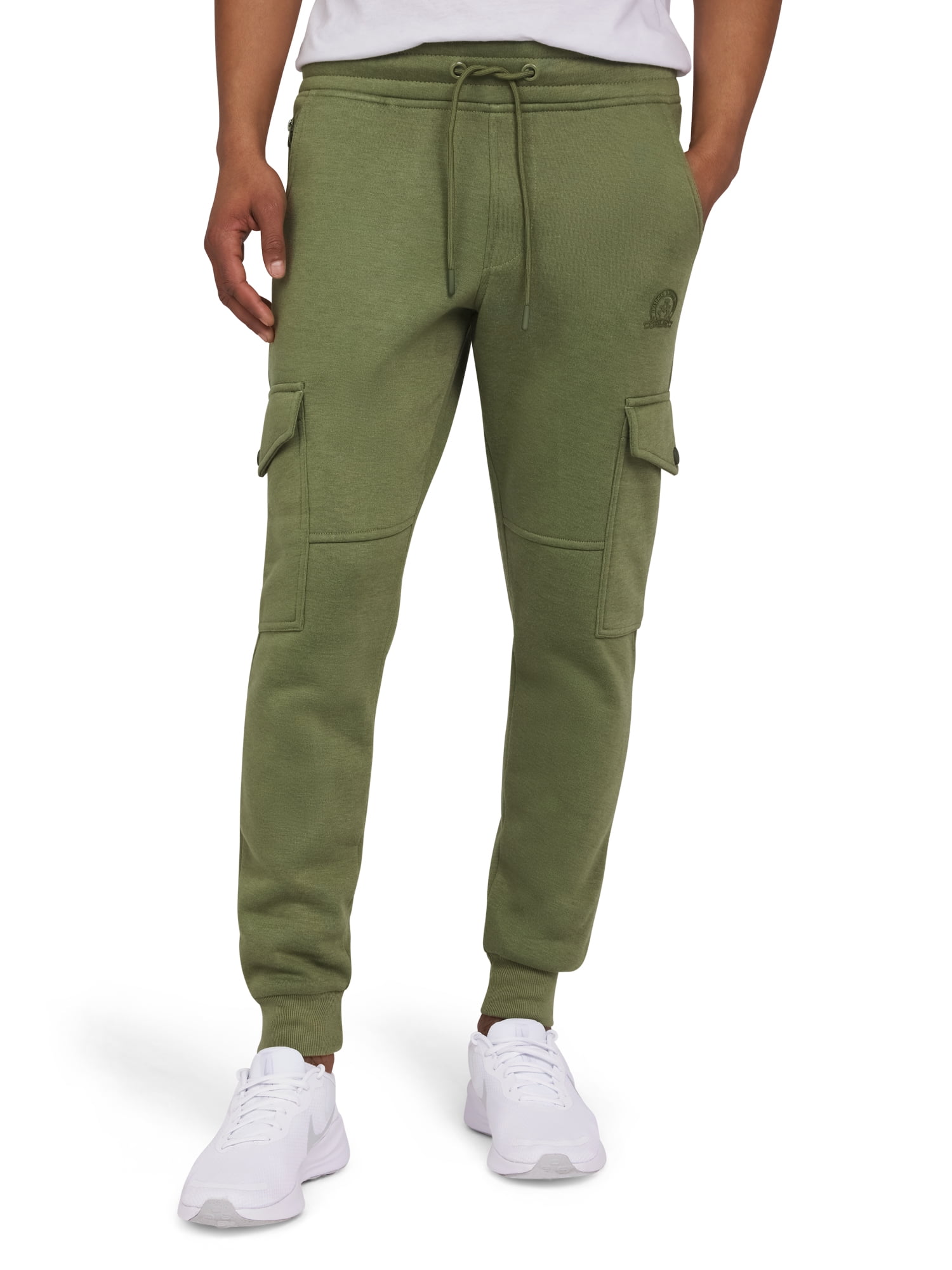Free Shipping! Akademiks Men's Fleece Cargo Sweatpants with Pockets ...