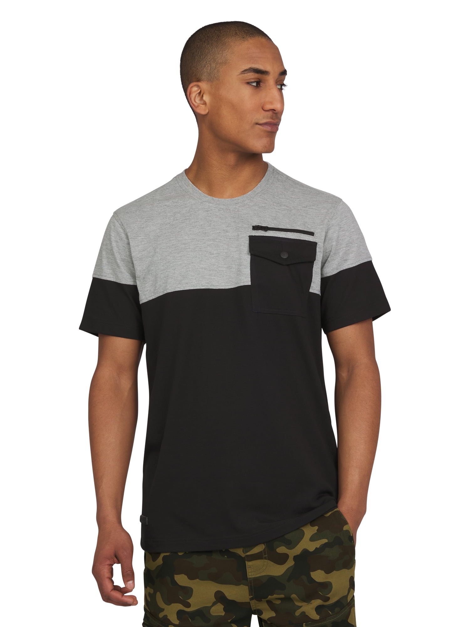 Akademiks Men's Short Sleeve Crewneck T-Shirt with Pocket, Sizes S-XL ...