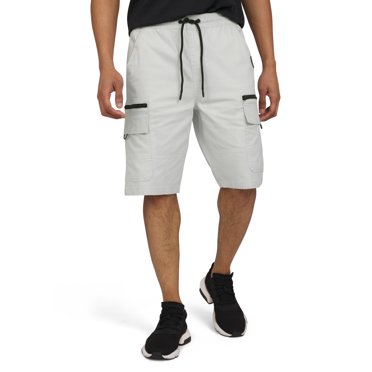 Akademiks Men's Stretch Cotton Twill Pull-On Shorts with Pockets, Sizes ...