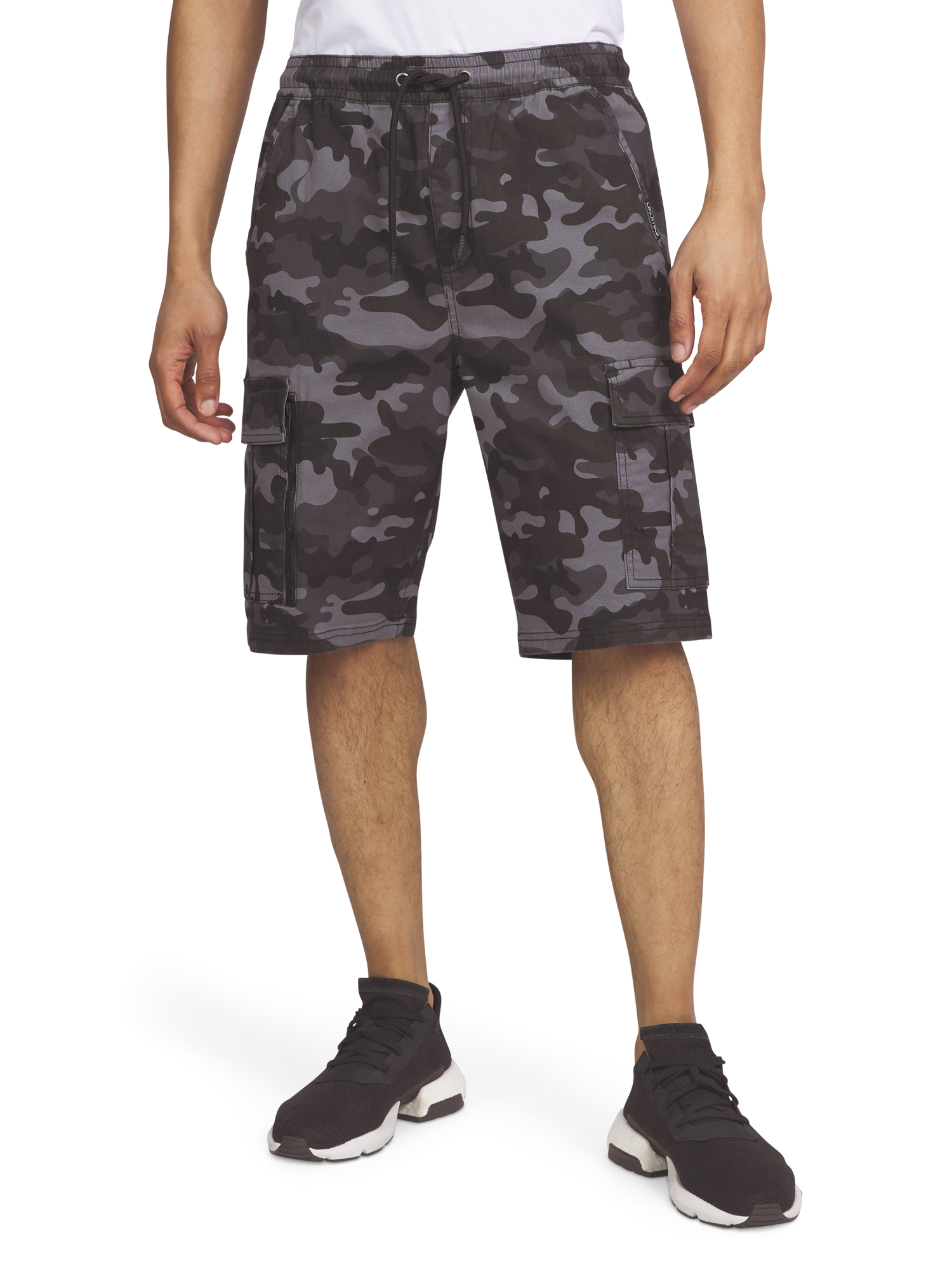 George Men's and Big Men's Twill Pull On Shorts with Drawstring Waist ...