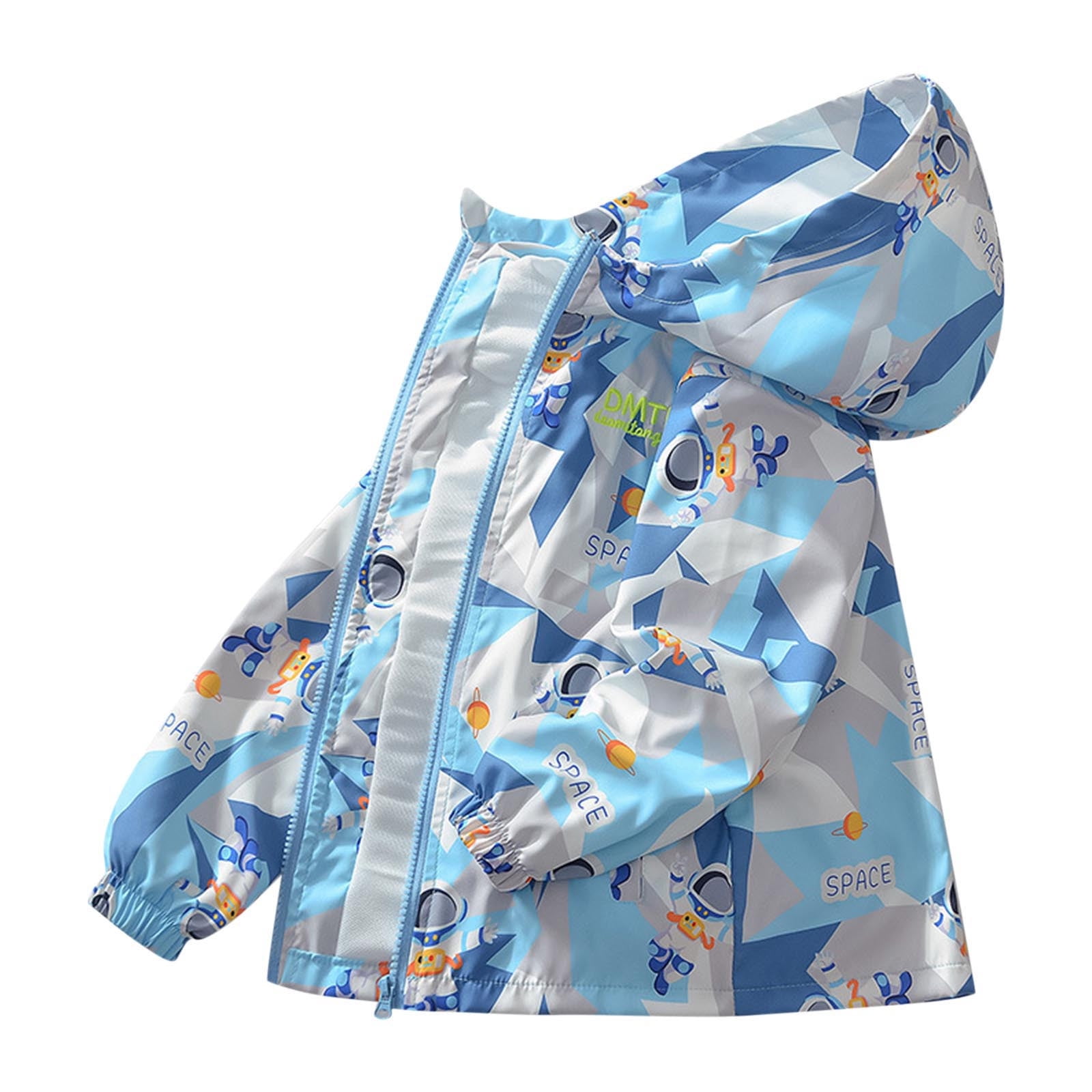 Akafmk Boys Rain Jackets,Boys Waterproof with Hood Lightweight Raincoat ...