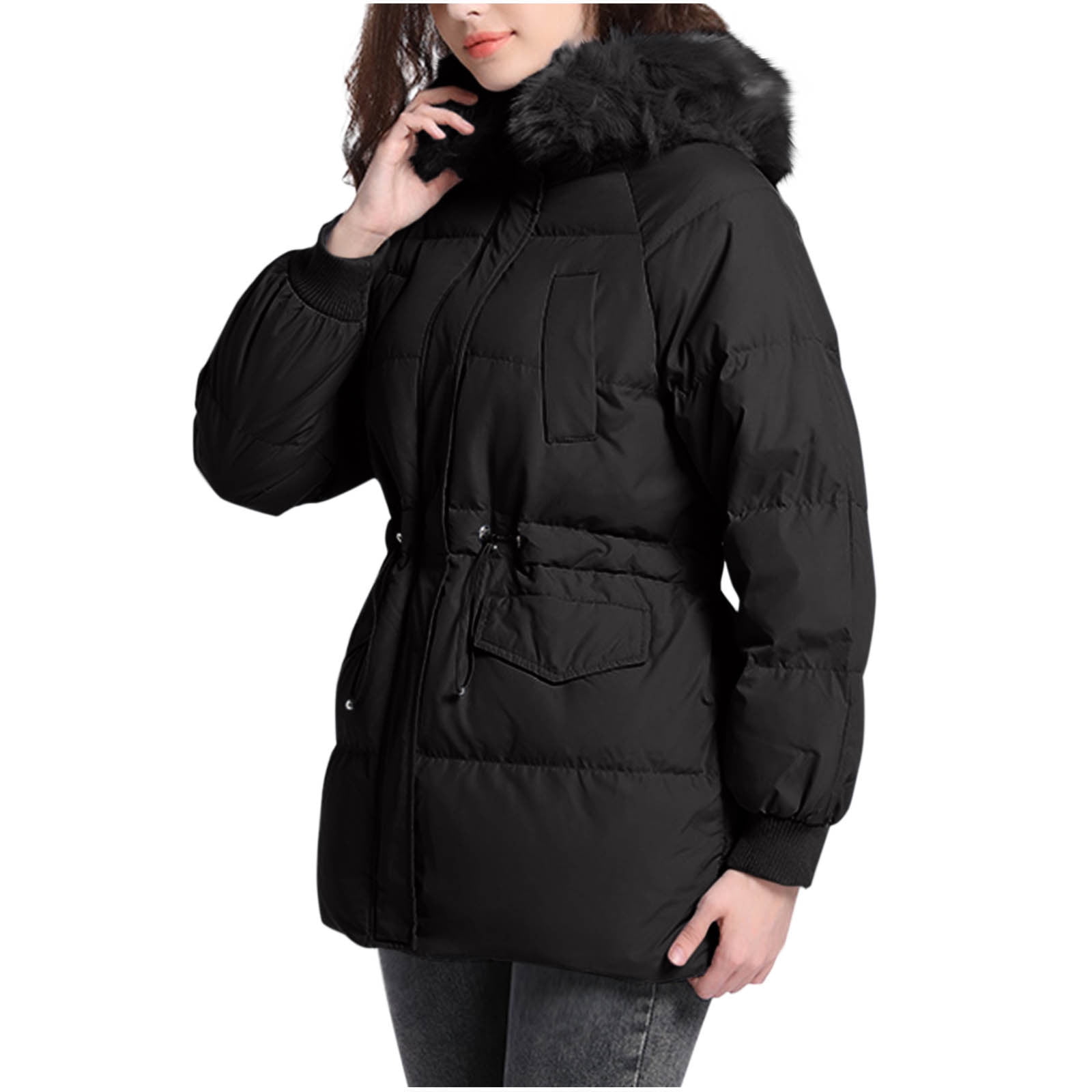 Akafmk Fall/Winter Womens Puffer Jackets Coats,Womens Winter Puffer ...