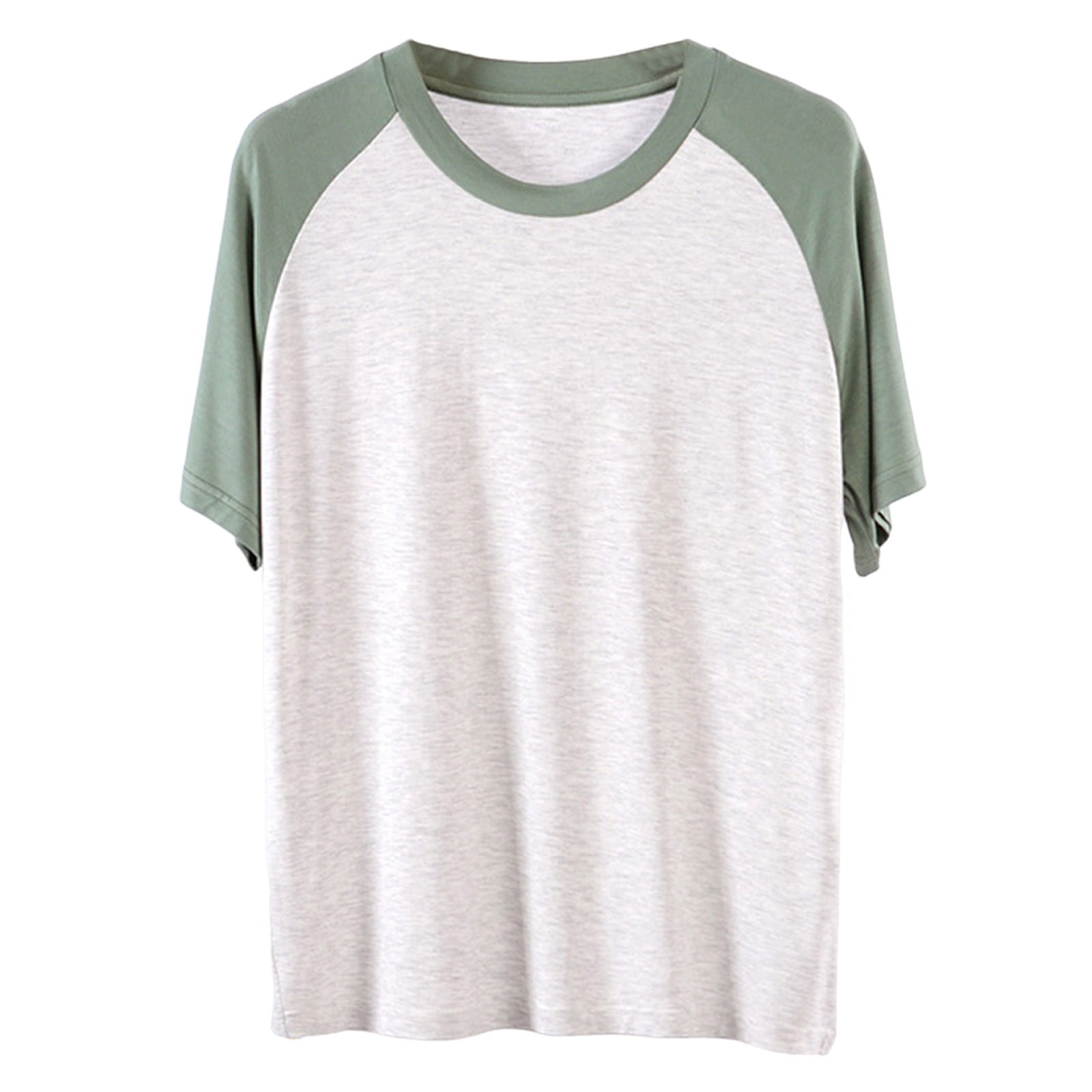 Akafmk Men's Short Sleeves Pajama Tops,Men's Cotton Sleepwear T-Shirt ...